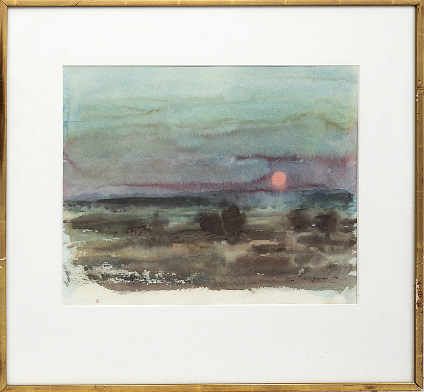 Ola Billgren, solnedgång. - Bukowskis