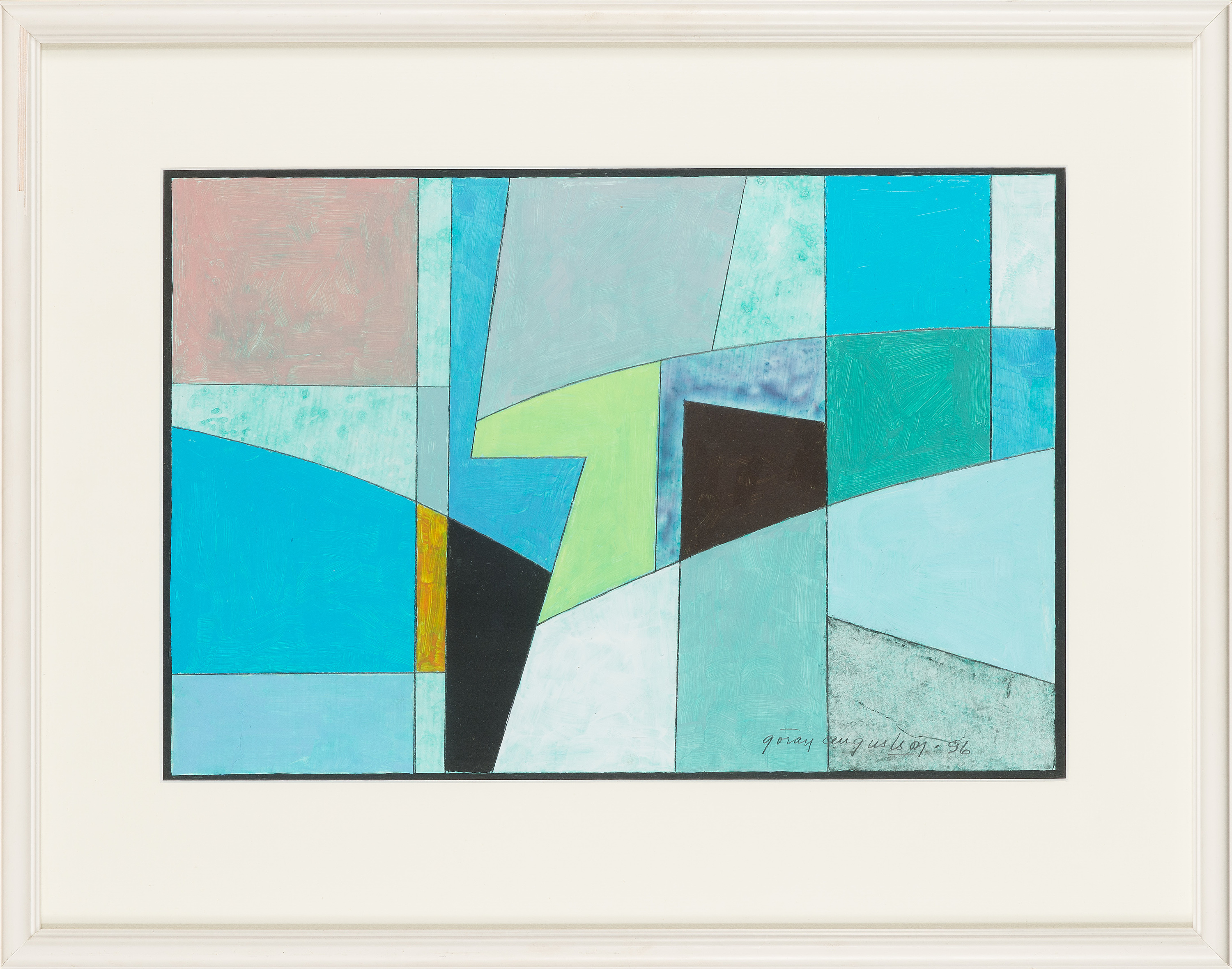 Göran Augustson, akryl, signerad och daterad-96. - Bukowskis