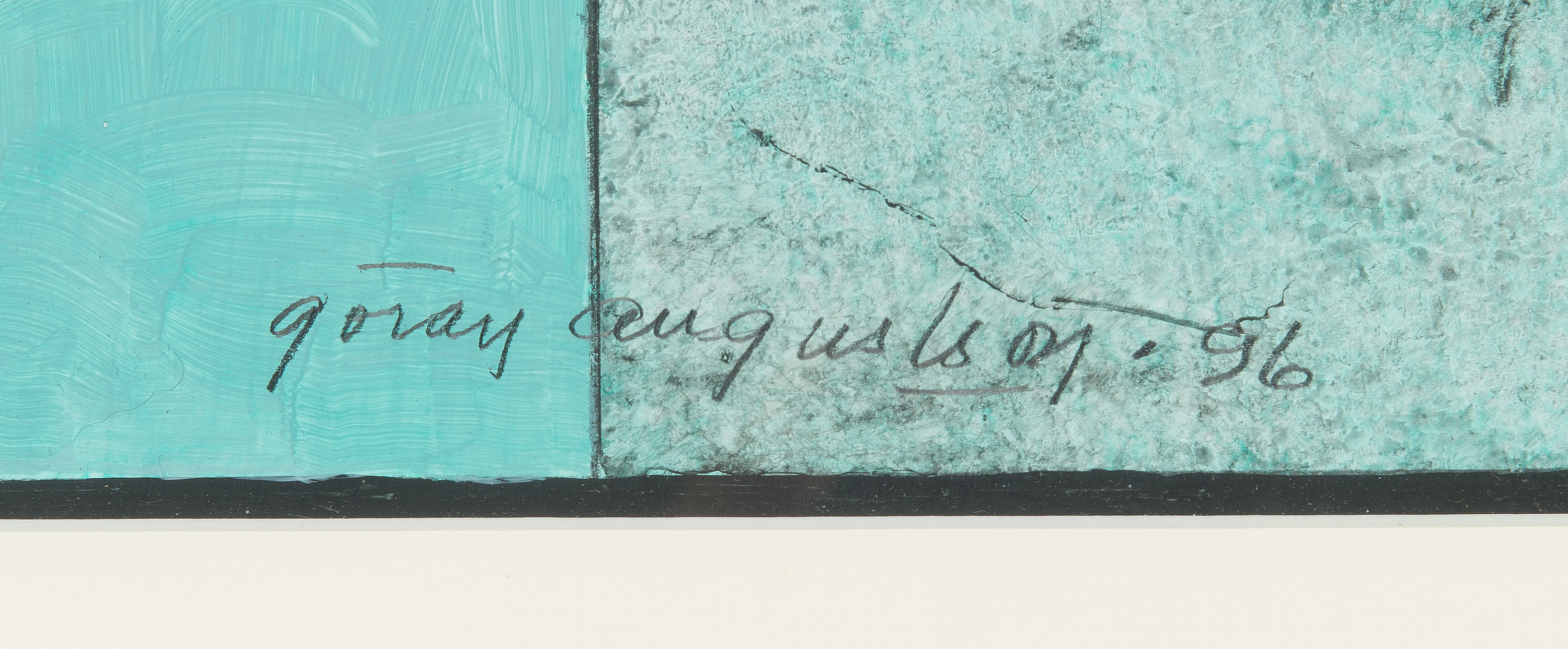 Göran Augustson, akryl, signerad och daterad-96. - Bukowskis