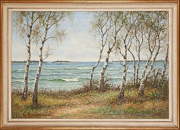 Erik Abrahamsson, Landscape. - Bukowskis