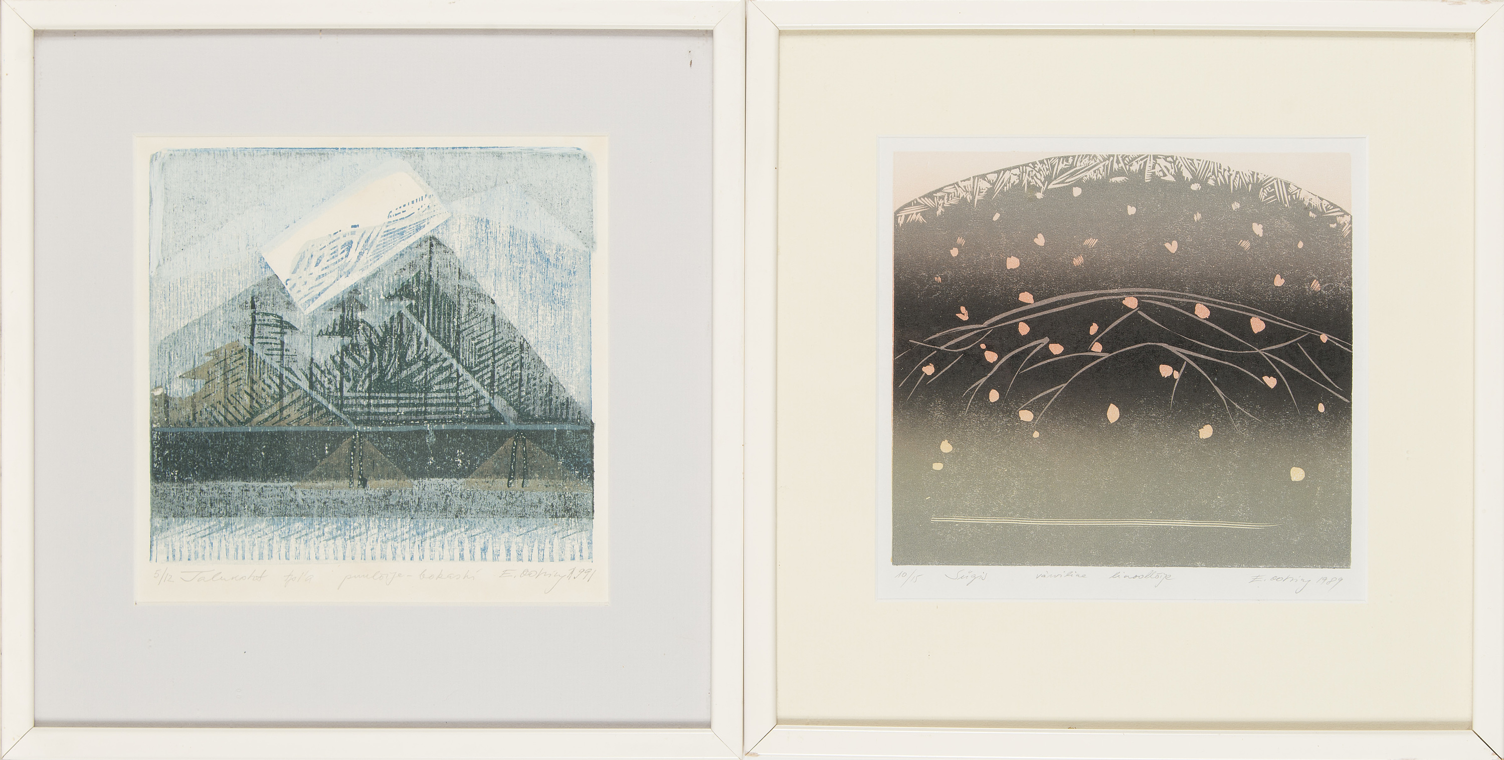 Enno Ootsing, "Sügis" och "Talukoht". - Bukowskis