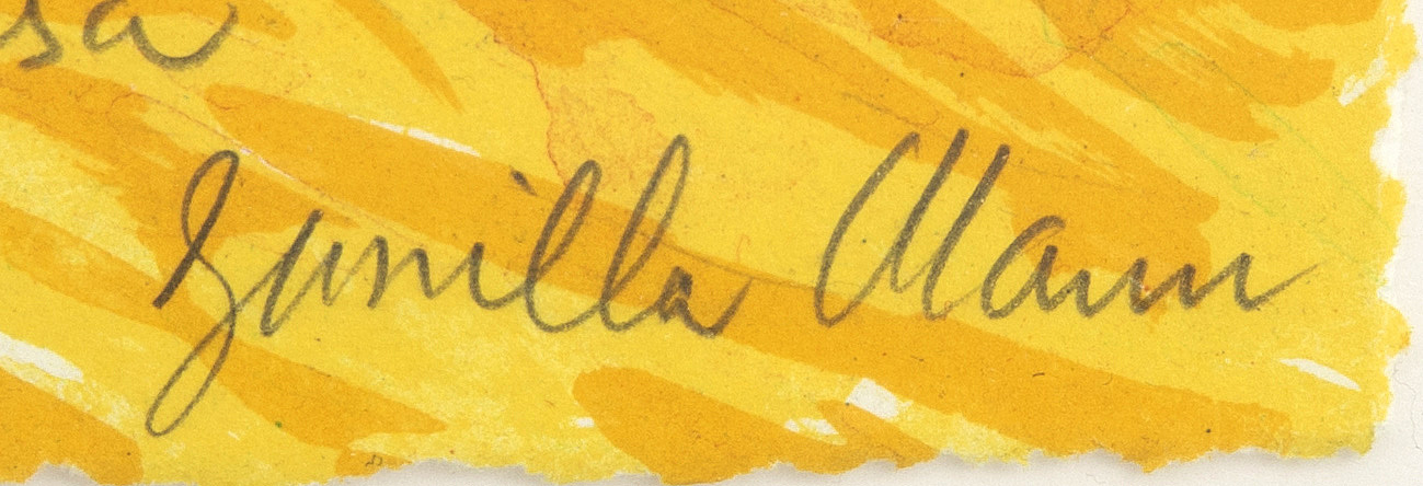 Gunilla Mann, a color litograph, signed, 83/290. - Bukowskis
