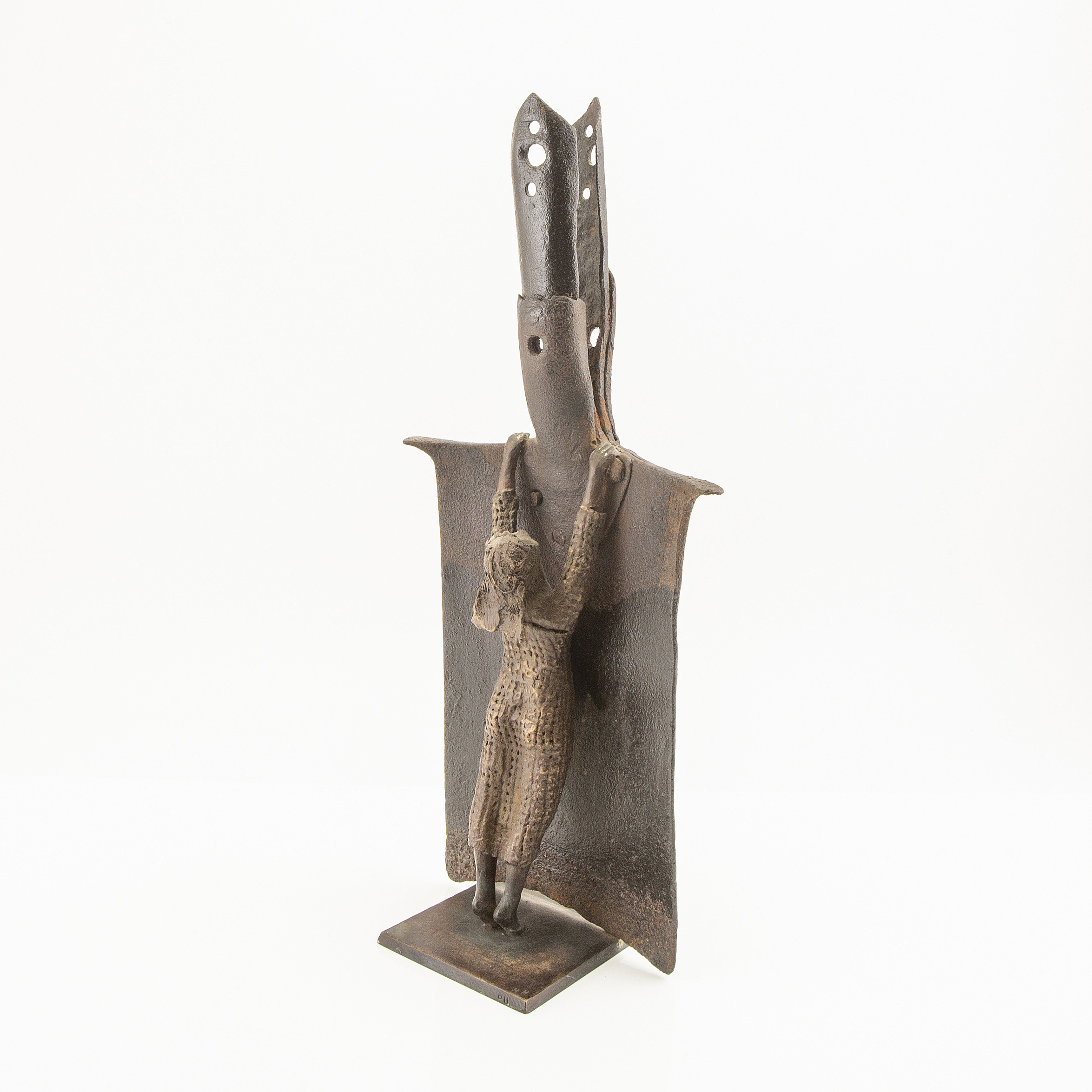 Monika Meschke, skulptur signerad brons/metall. - Bukowskis