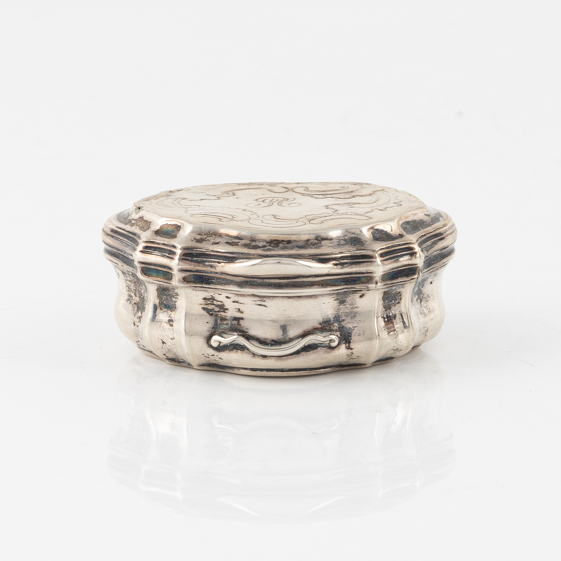 Bendix Christensen, dosa, silver rokoko, Köpenhamn, Danmark, 1700 ...