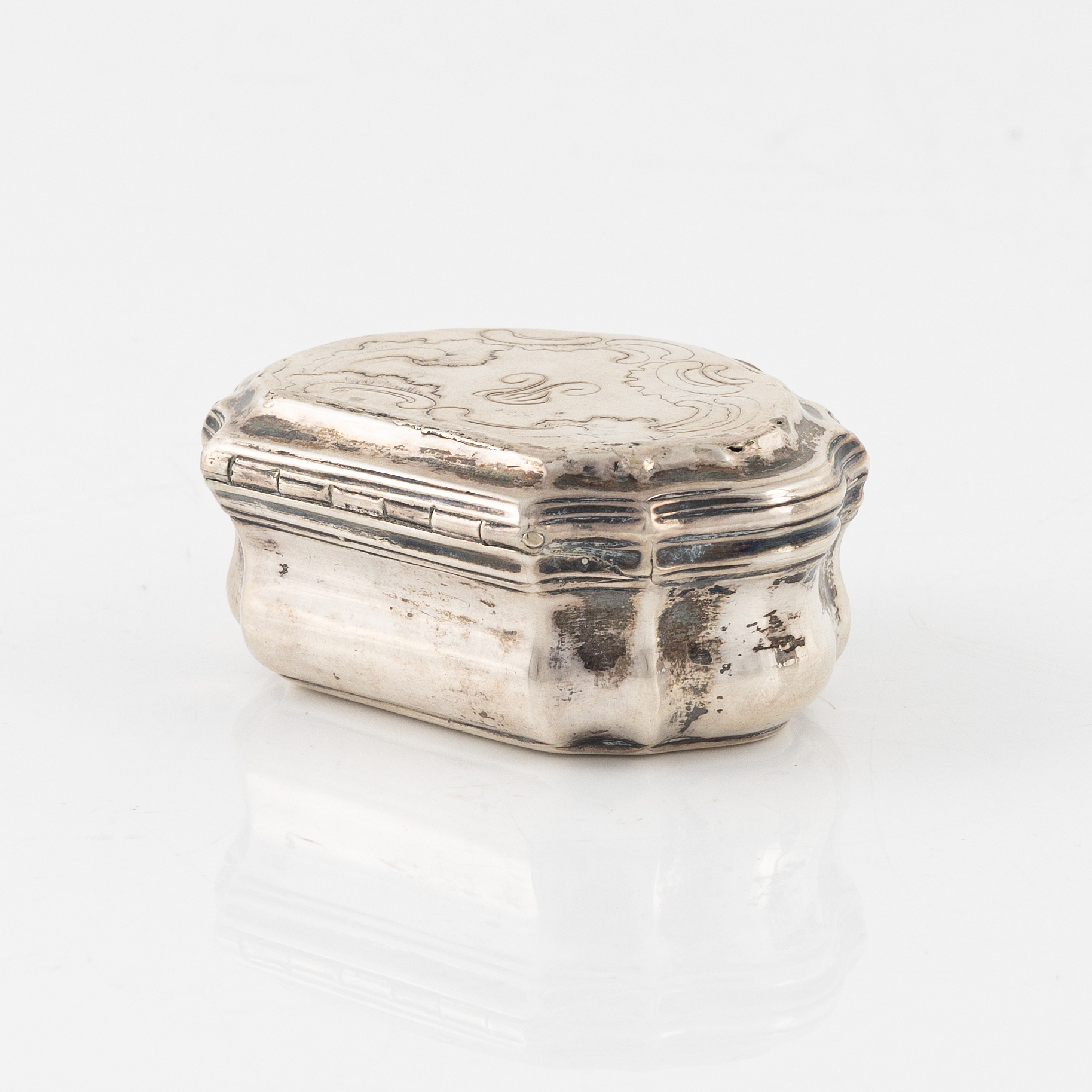 Bendix Christensen, dosa, silver rokoko, Köpenhamn, Danmark, 1700 ...