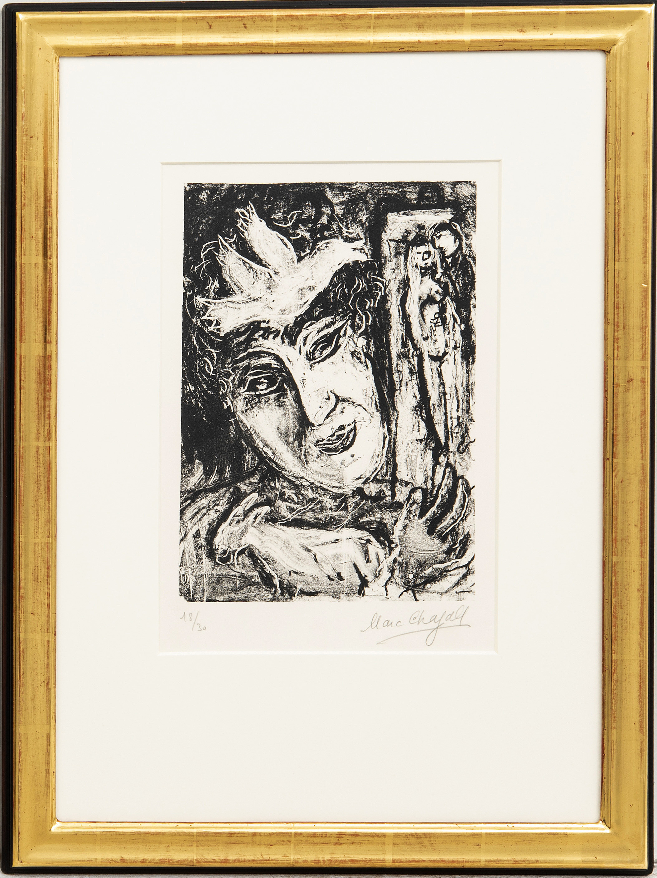 Marc Chagall, lithograph signed and numbered 18/30. - Bukowskis