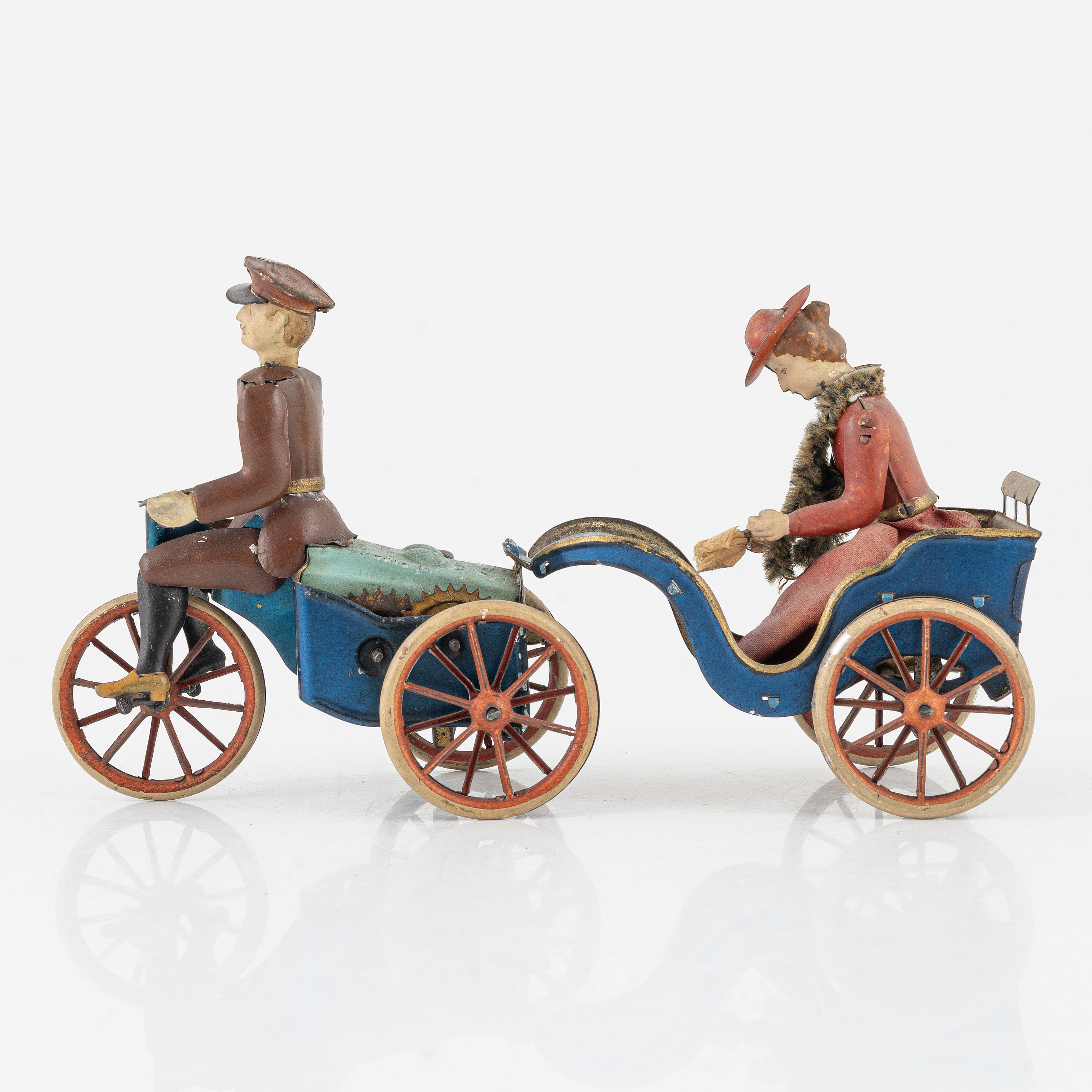Lehmann, "Rad Motor cycle Mars" & "Anxious bride", Tyskland, tidigt ...