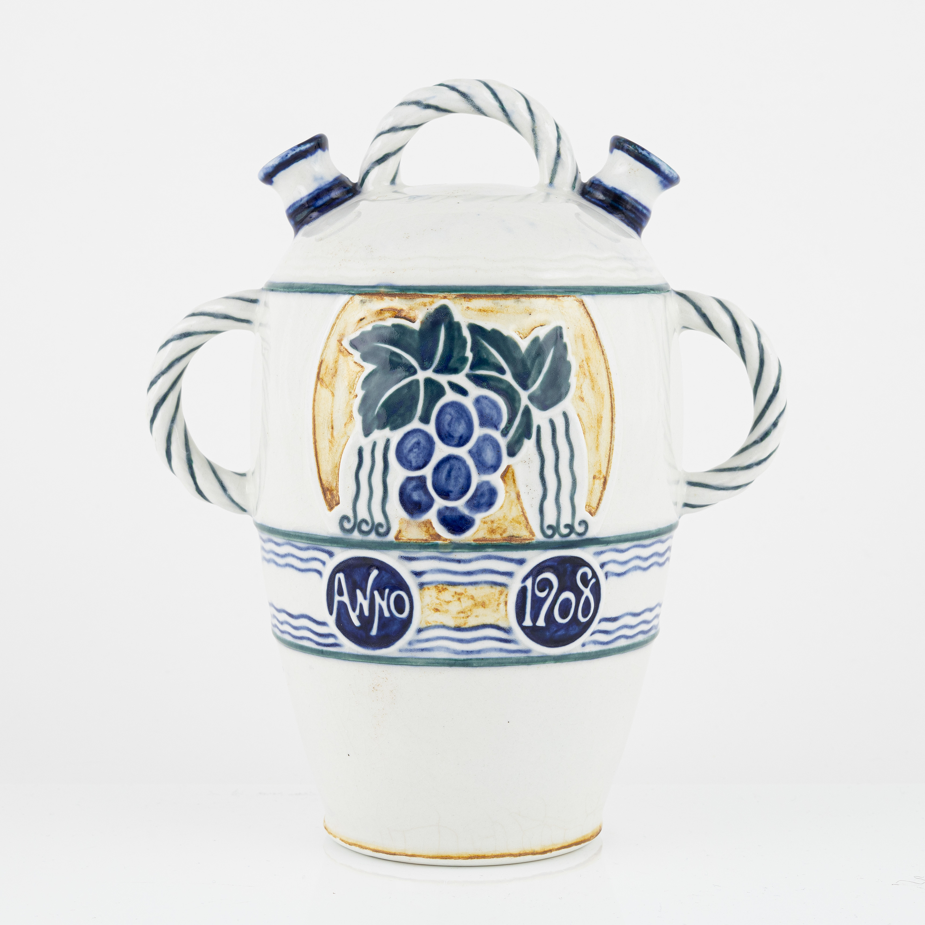 Alf Wallander, an Art Nouveau jar, Rörstrand, around the year 1900 ...