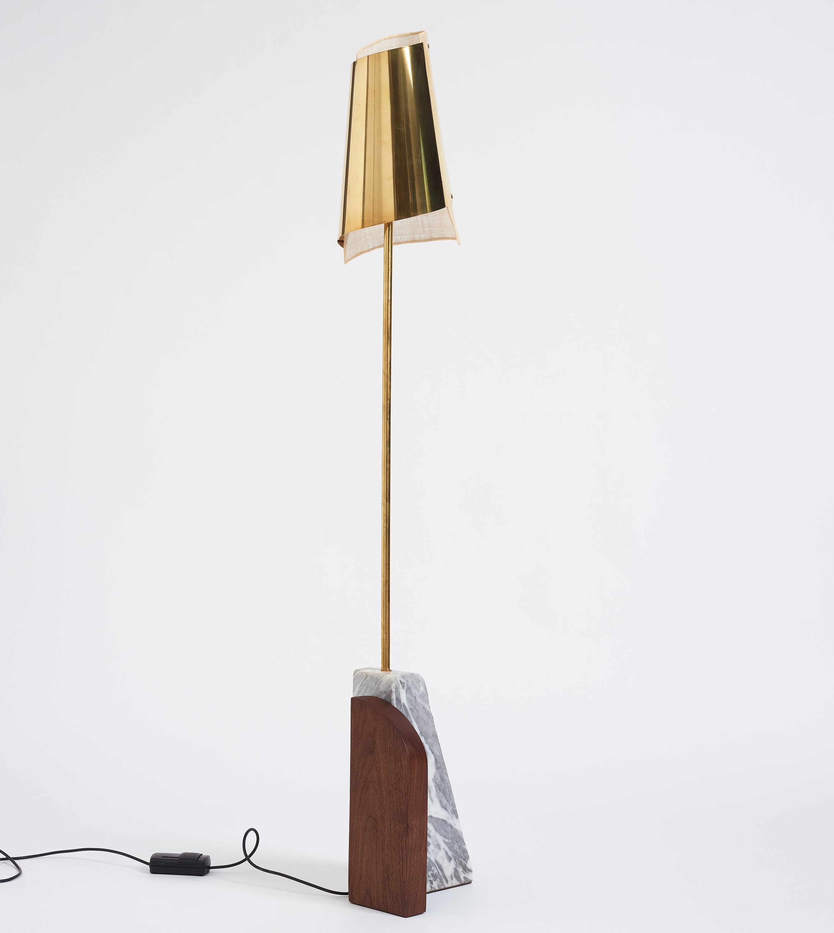 Erik Bratsberg, a "Lorian", floor lamp, first edition, executed in his ...