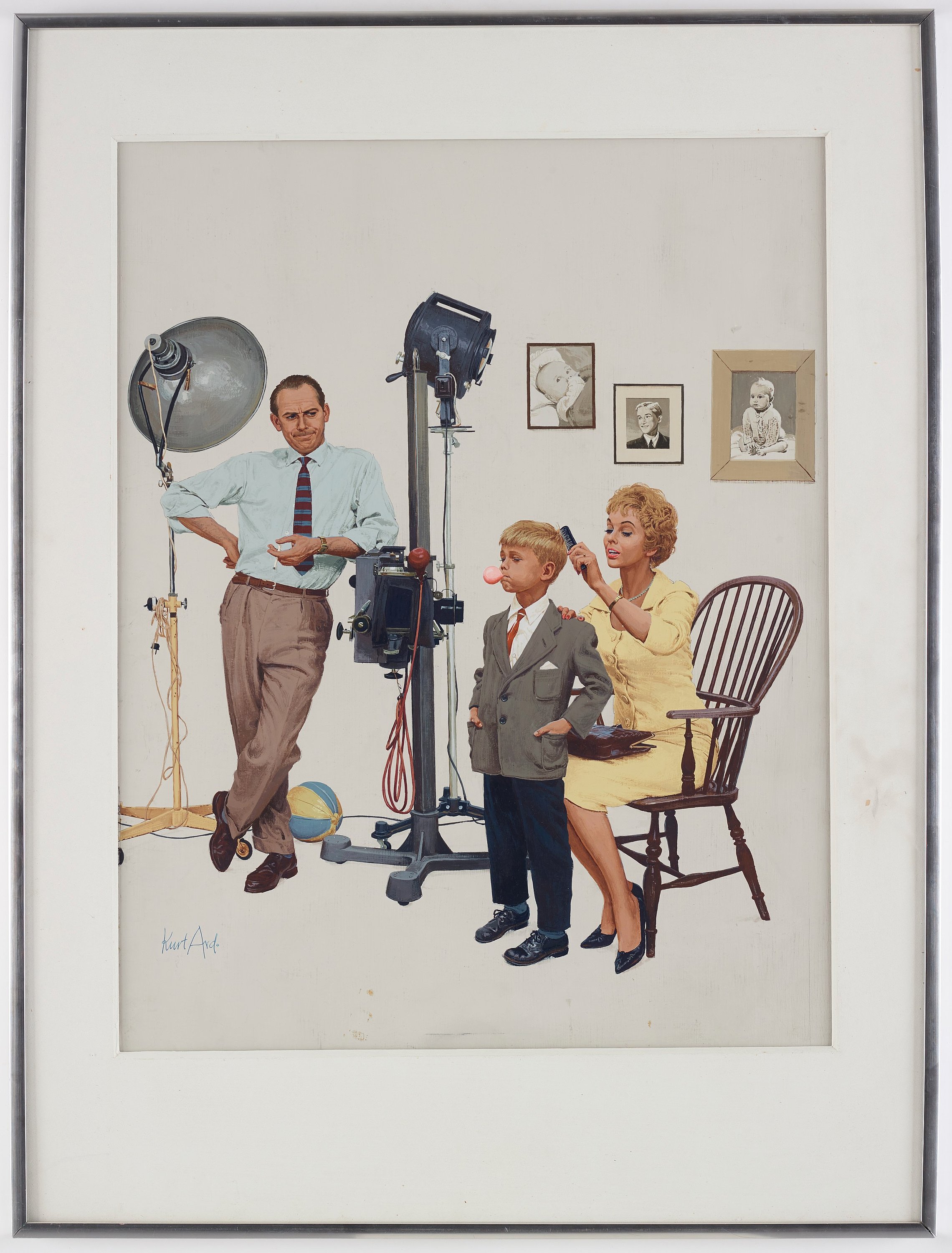 Kurt Ard, 'Child at Photographer'. - Bukowskis