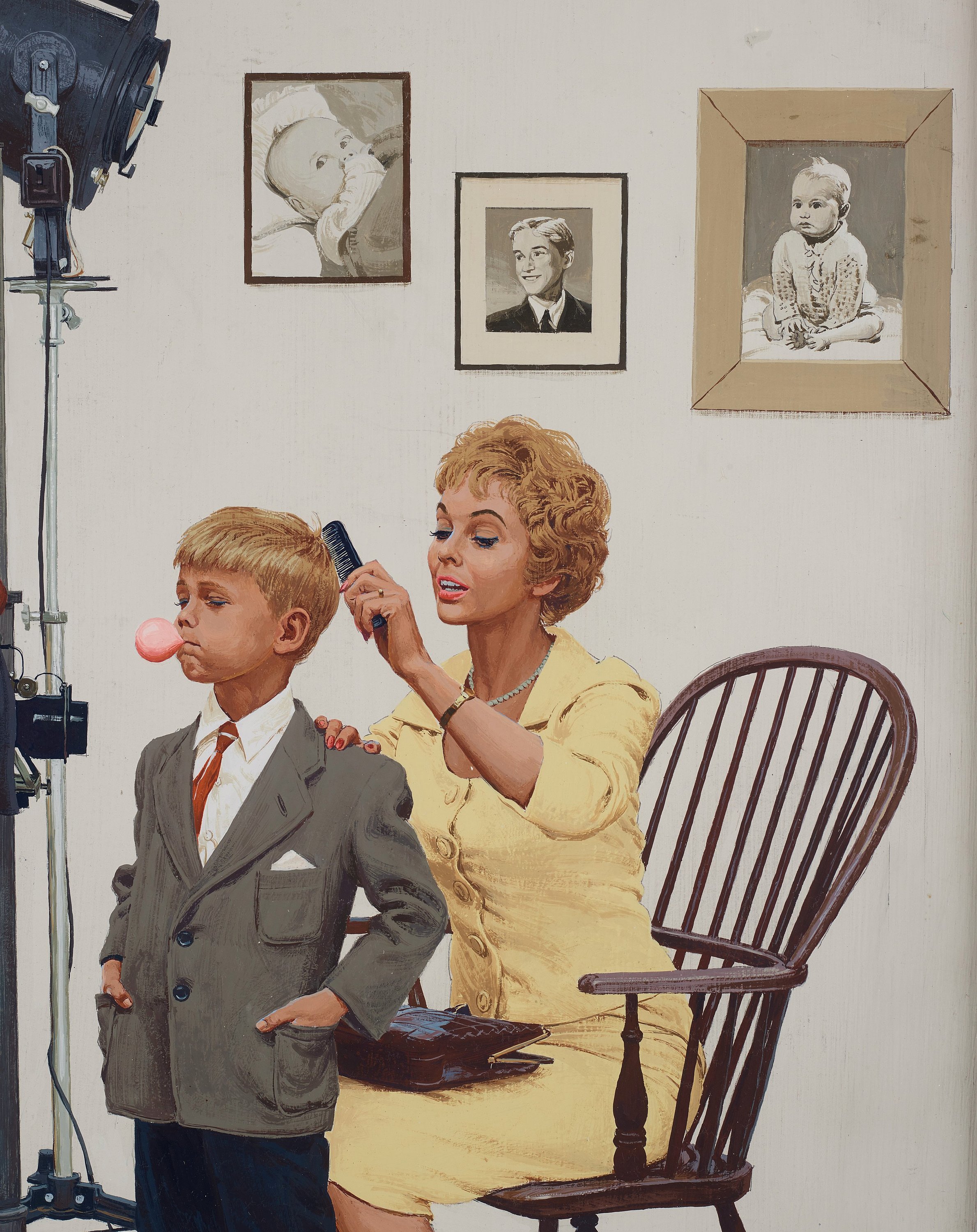 Kurt Ard, 'Child at Photographer'. - Bukowskis