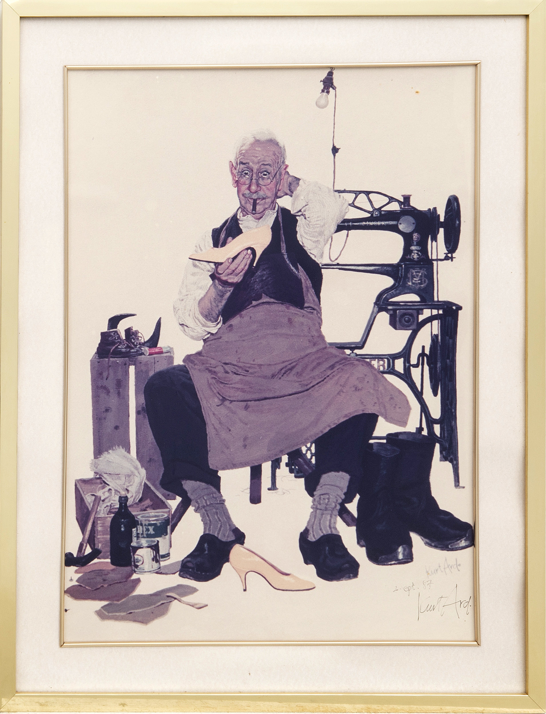Kurt Ard, poster signerad. - Bukowskis