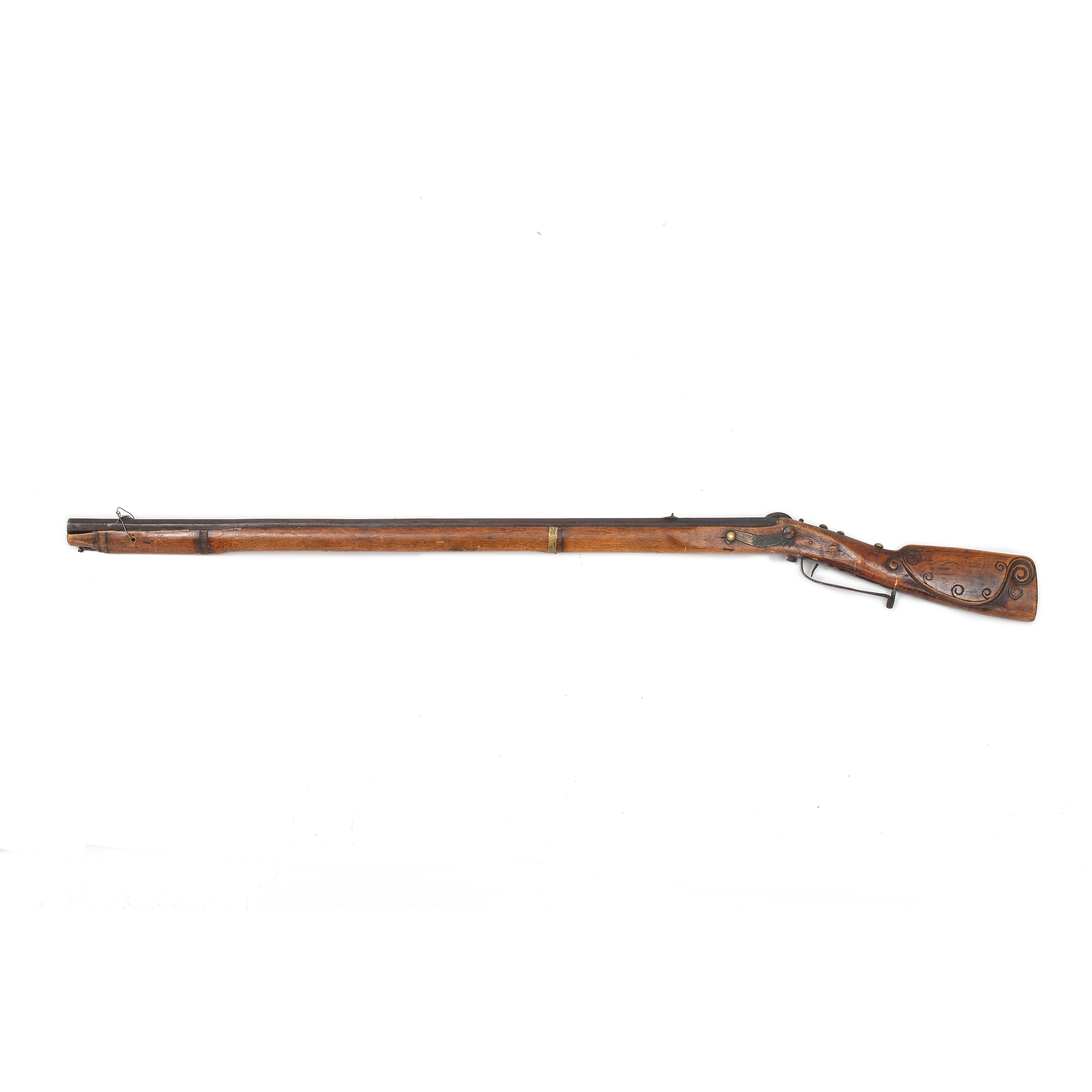 A Swedish snaphaunce rifle, 18th/19th Century. - Bukowskis