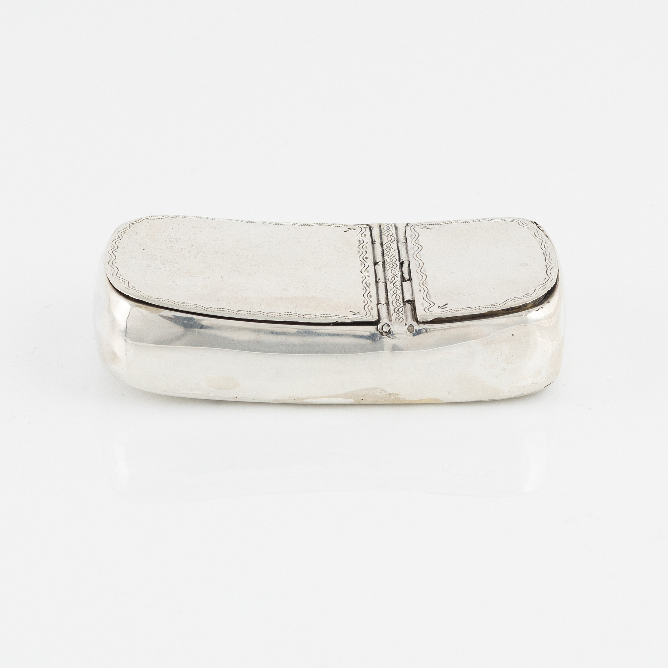 A Swedish Silver Double Box, Silver, mark of Gustaf Lindegren ...