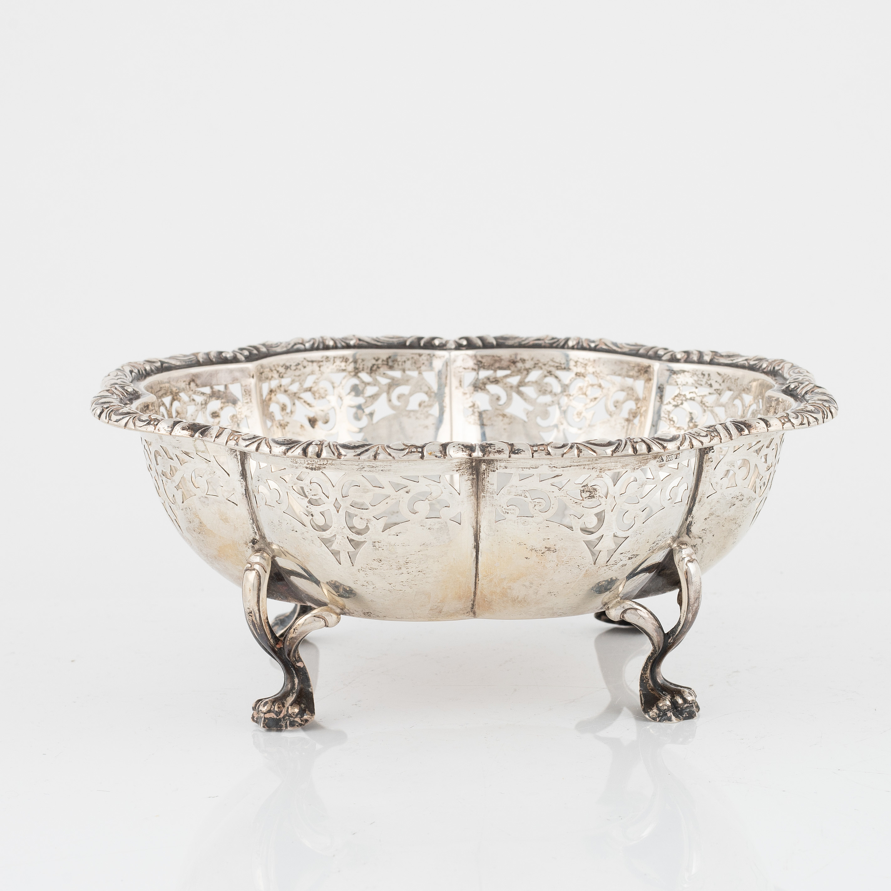 Skål, silver 900, rokokostil, Tjeckoslovakien 1929-1941. - Bukowskis