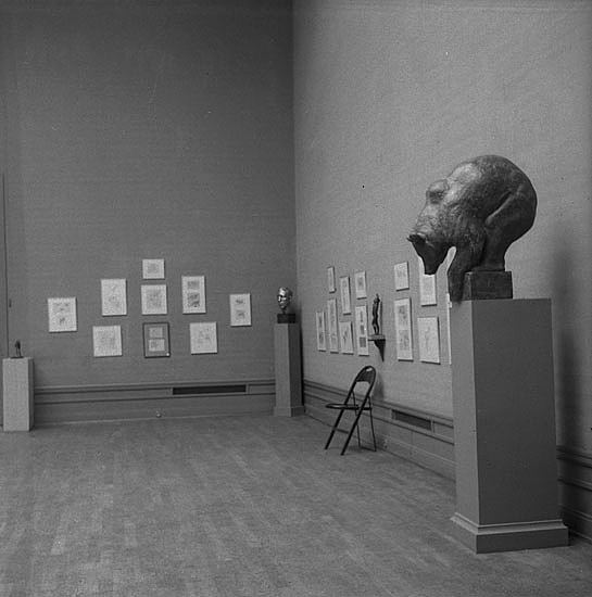 Arvid Knöppel, Skulptur, osignerad, gips. - Bukowskis