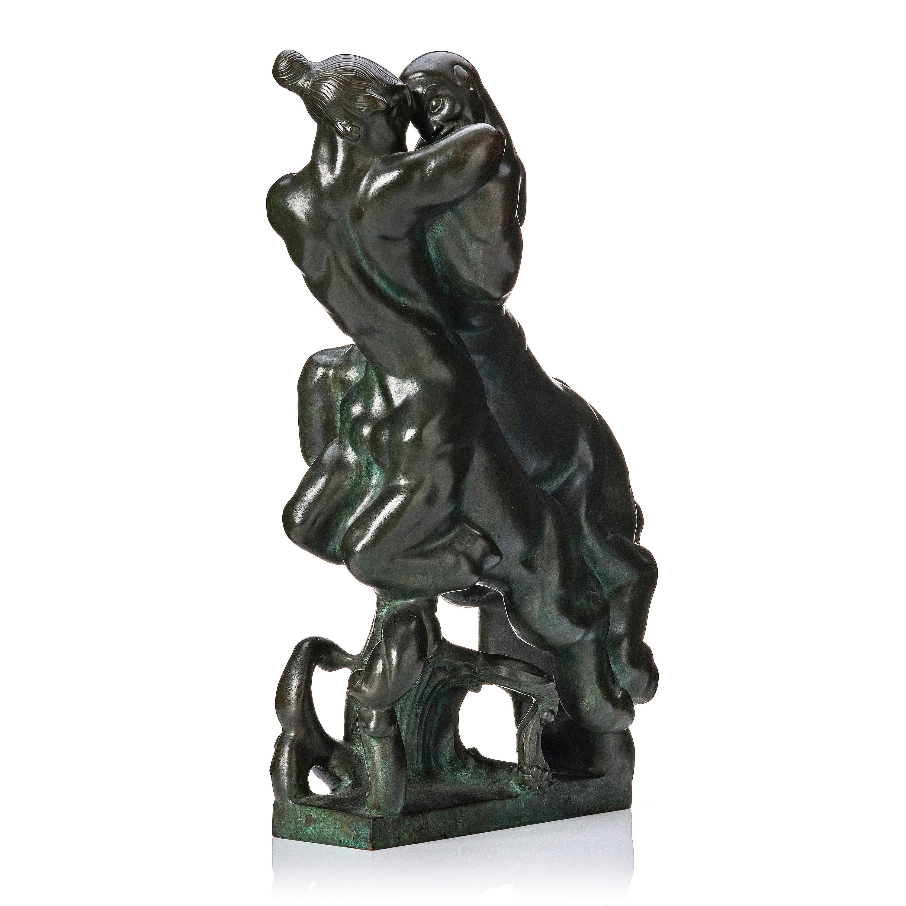 Carl Milles, "Kämpande centaurer" (Fighting Centaurs). - Bukowskis
