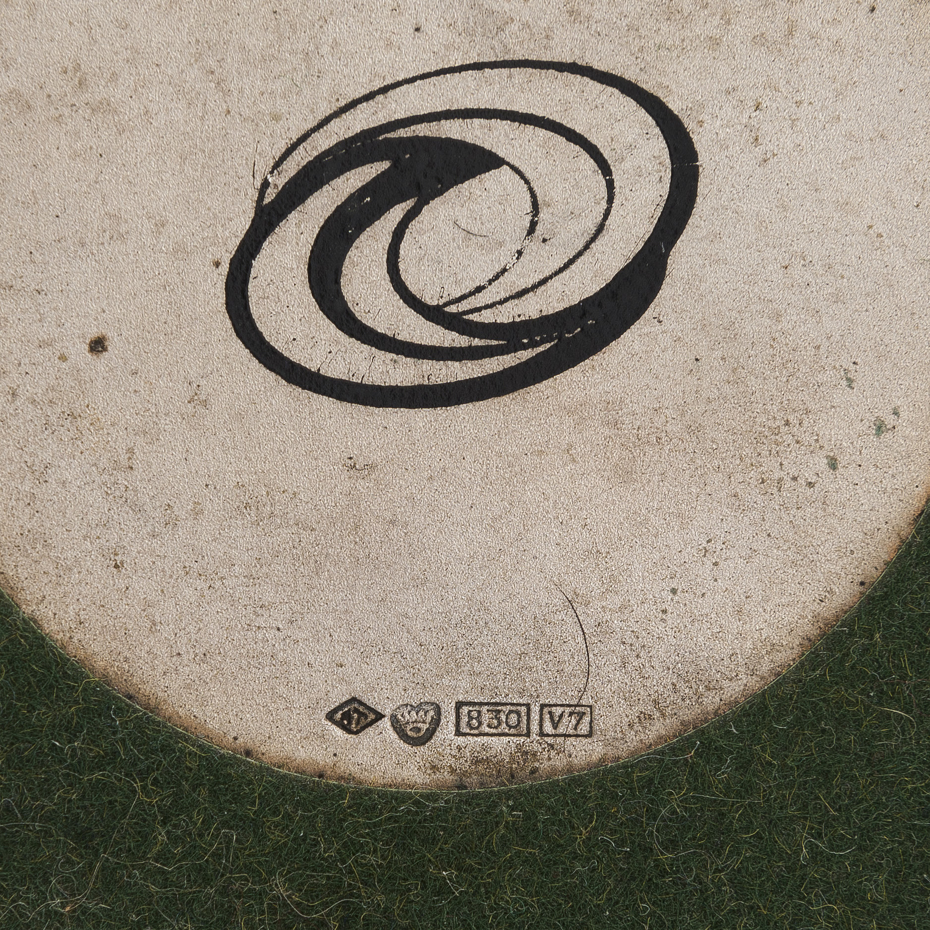 Six silver coasters, Tillander, Helsinki 1974. - Bukowskis