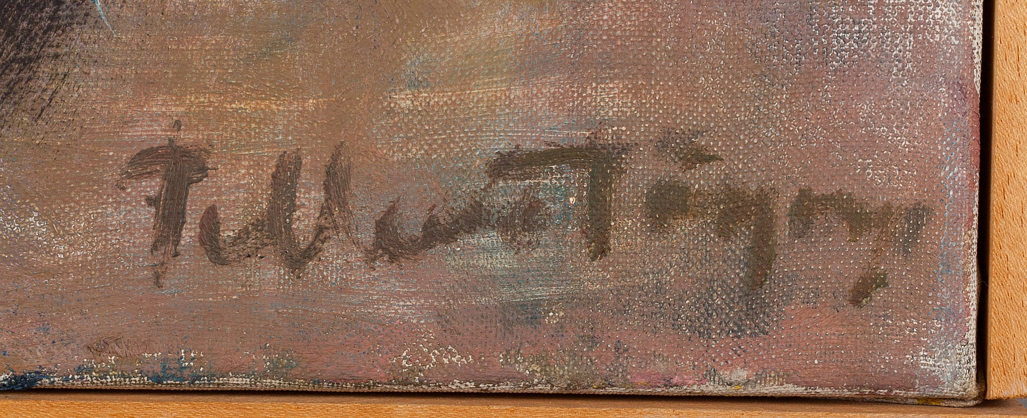 Tellervo Töyry, olja på duk, signerad. - Bukowskis