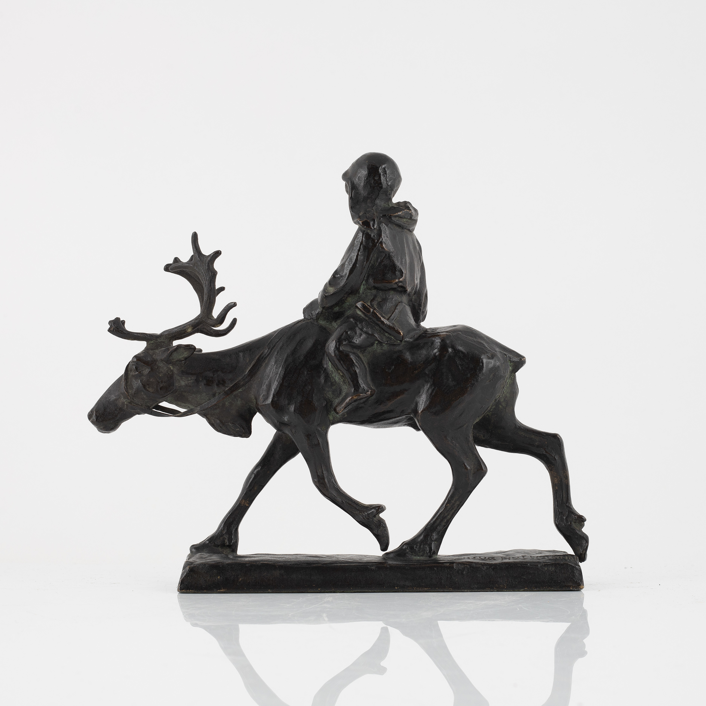 Arthur Hoffmann, sculpture, bronze, signed. - Bukowskis