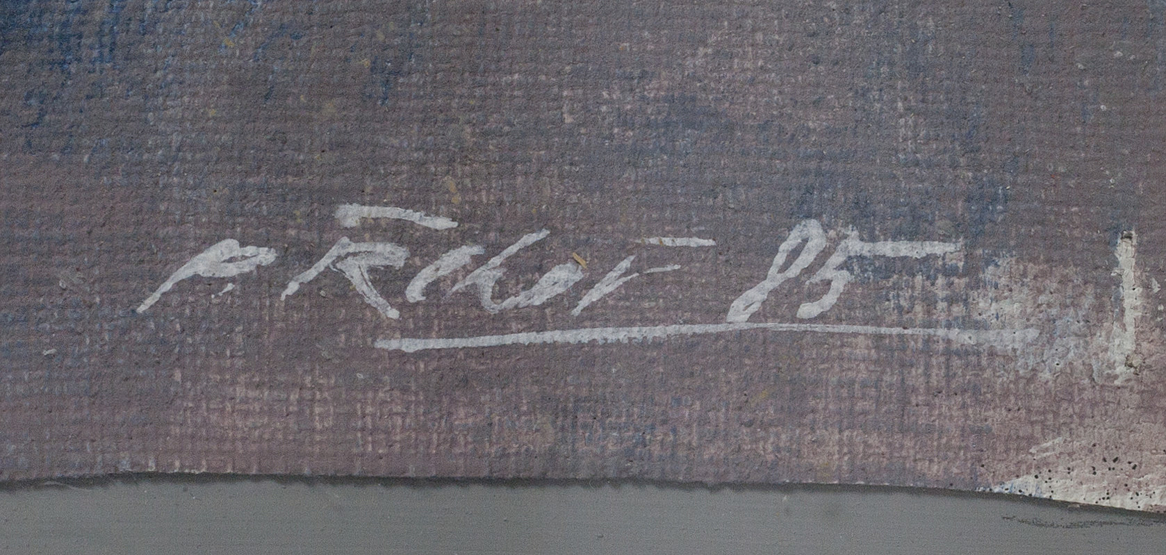 Petr Rehor, acrylic and collage, signed and dated-85. - Bukowskis