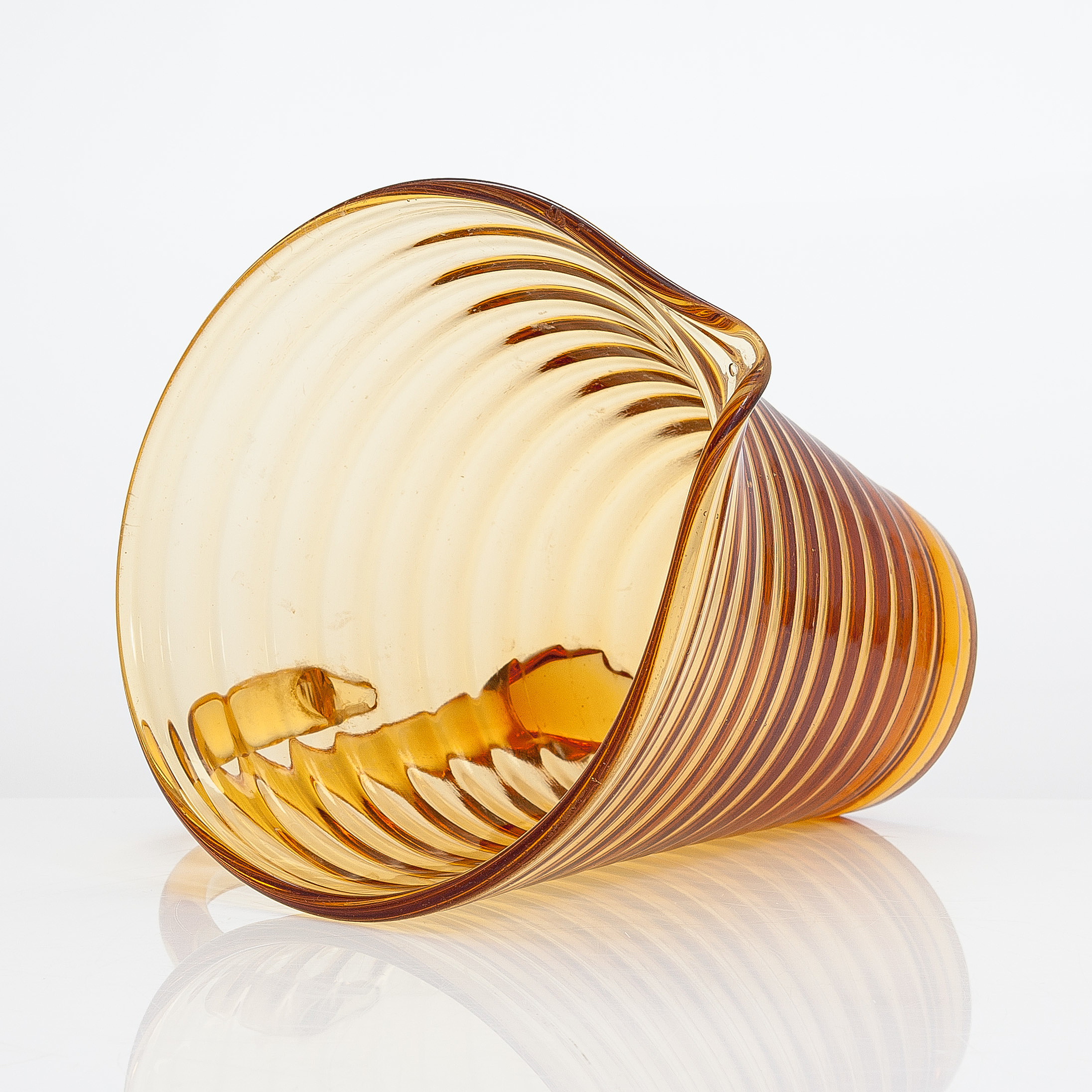 Aino Aalto, a 'Bölgeblick' glass pitcher. In production 1935-1938 ...