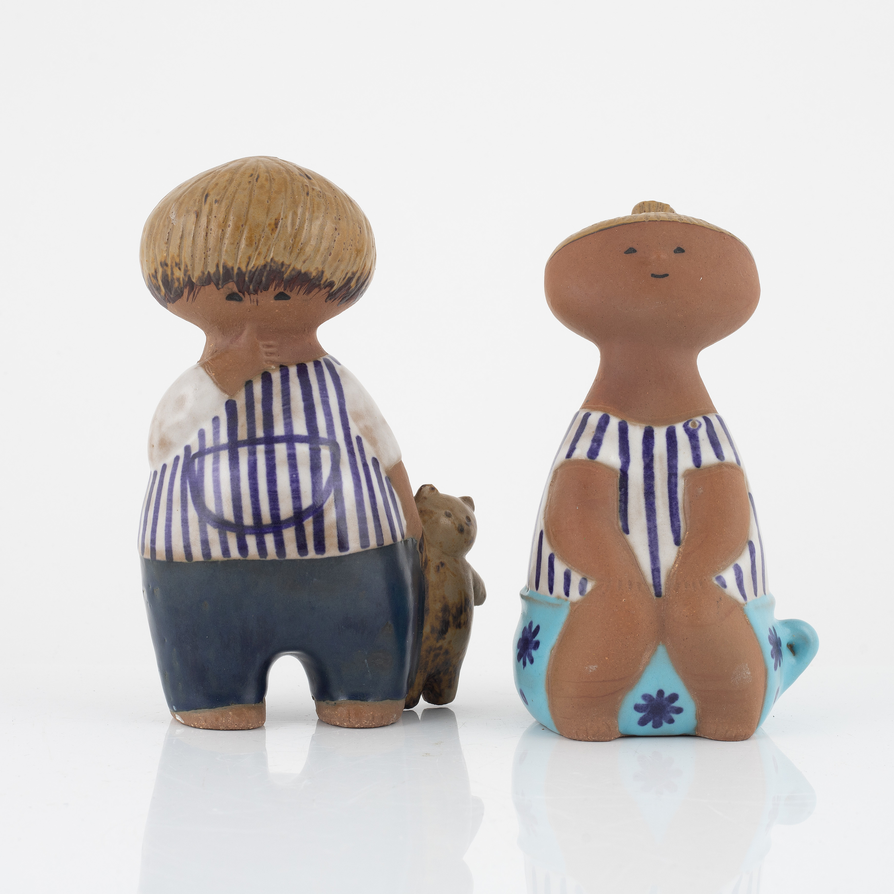 Lisa Larson, figuriner, 2 st, Gustavsberg. - Bukowskis