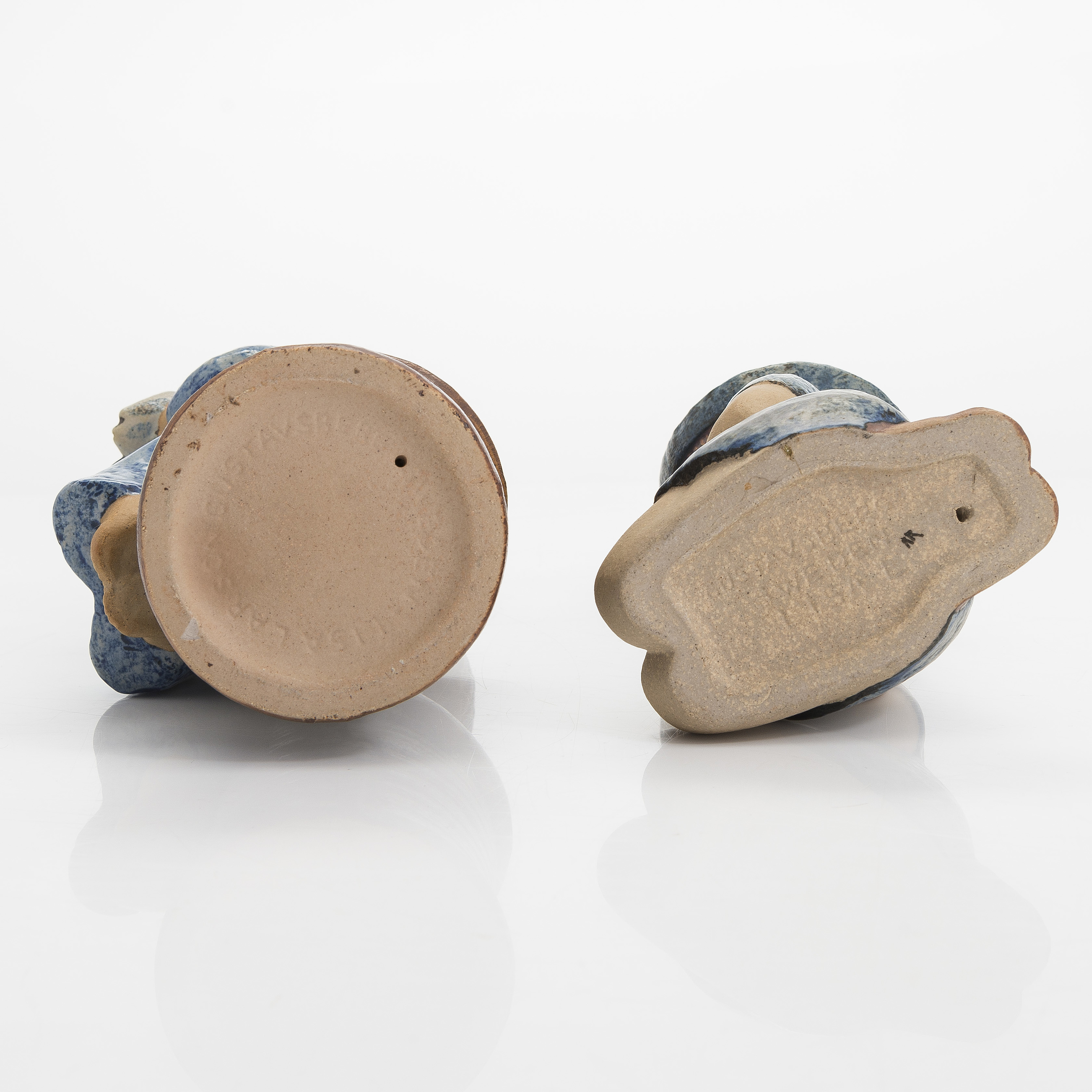 Lisa Larson, figuriner, 2 st, stengods, Gustavsberg. - Bukowskis