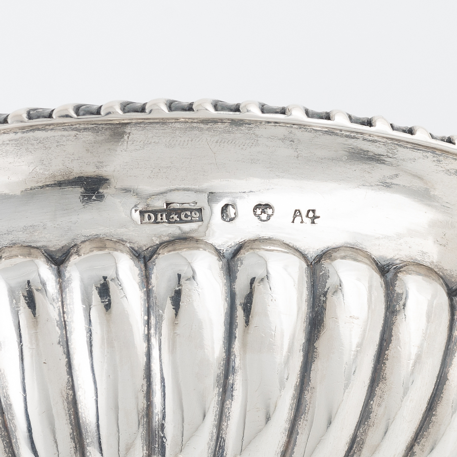 David Hirsch Hermansson & Co, skål på fot, silver, empire, Stockholm ...