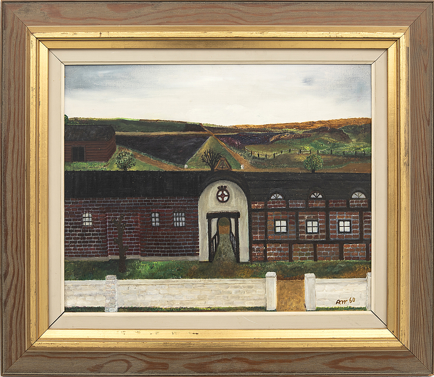 Arvid Widerberg, oil on panel signed and dated 60. - Bukowskis