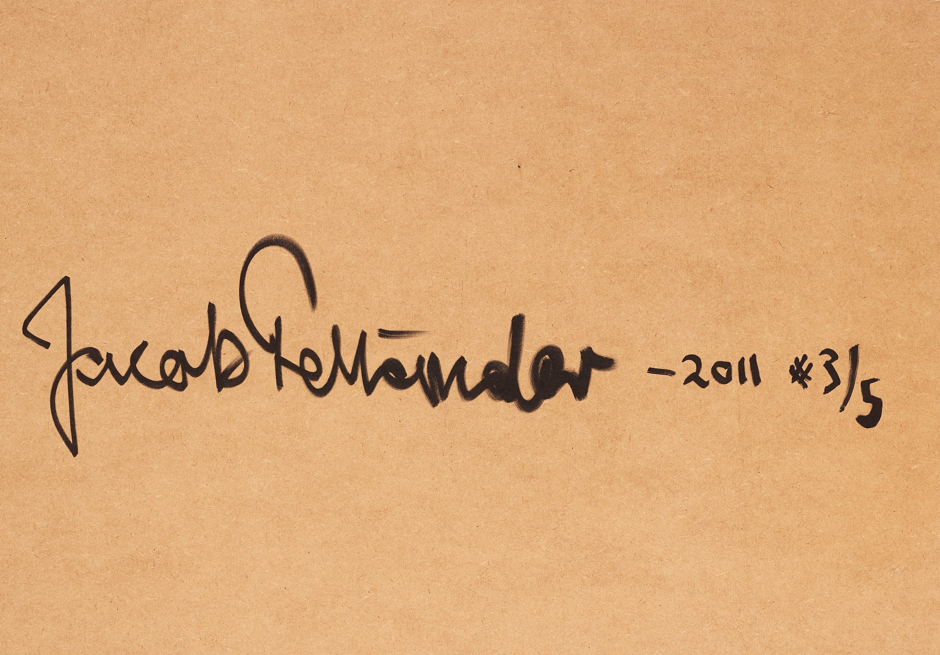 Jacob Felländer, "Los Angeles, Hong Kong, Bombay", 2011. - Bukowskis