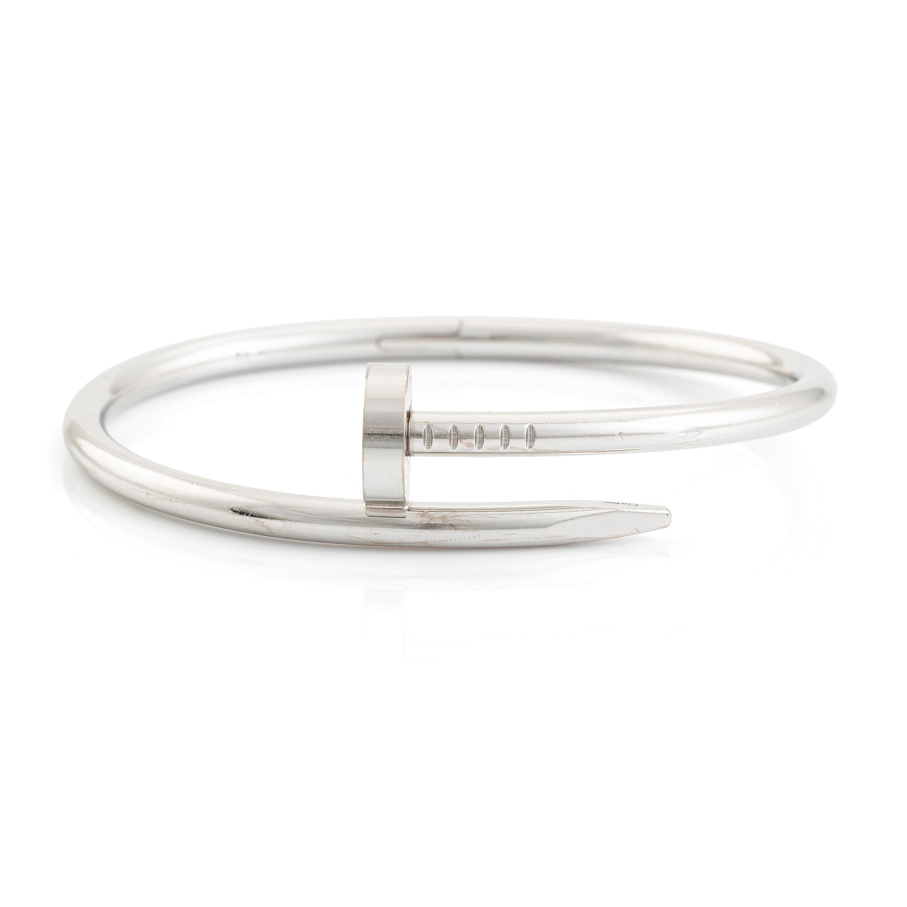 Cartier armband 18K vitguld "Juste un Clou". - Bukowskis