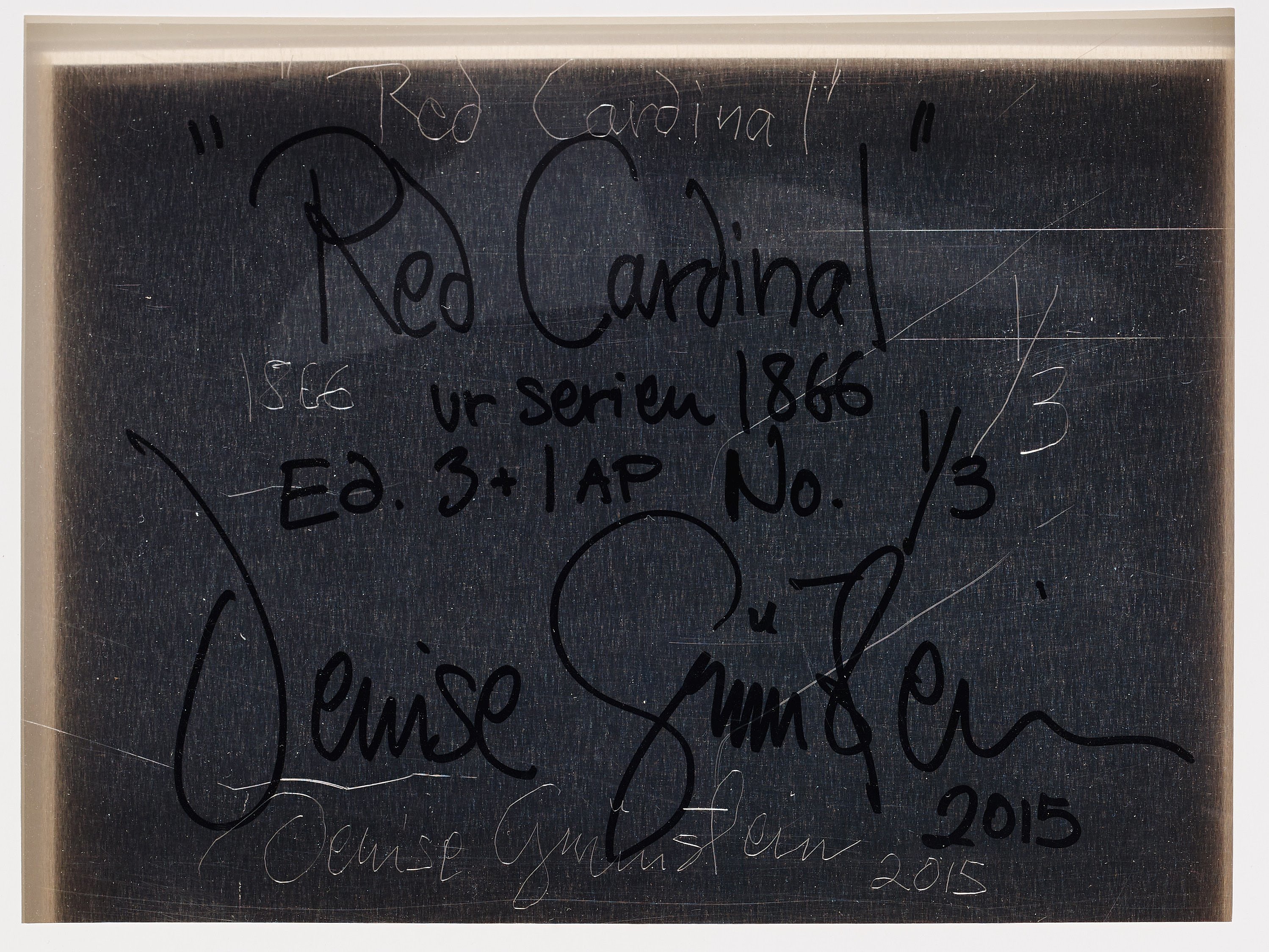 Denise Grünstein, "Red Cardinal", 2014. - Bukowskis