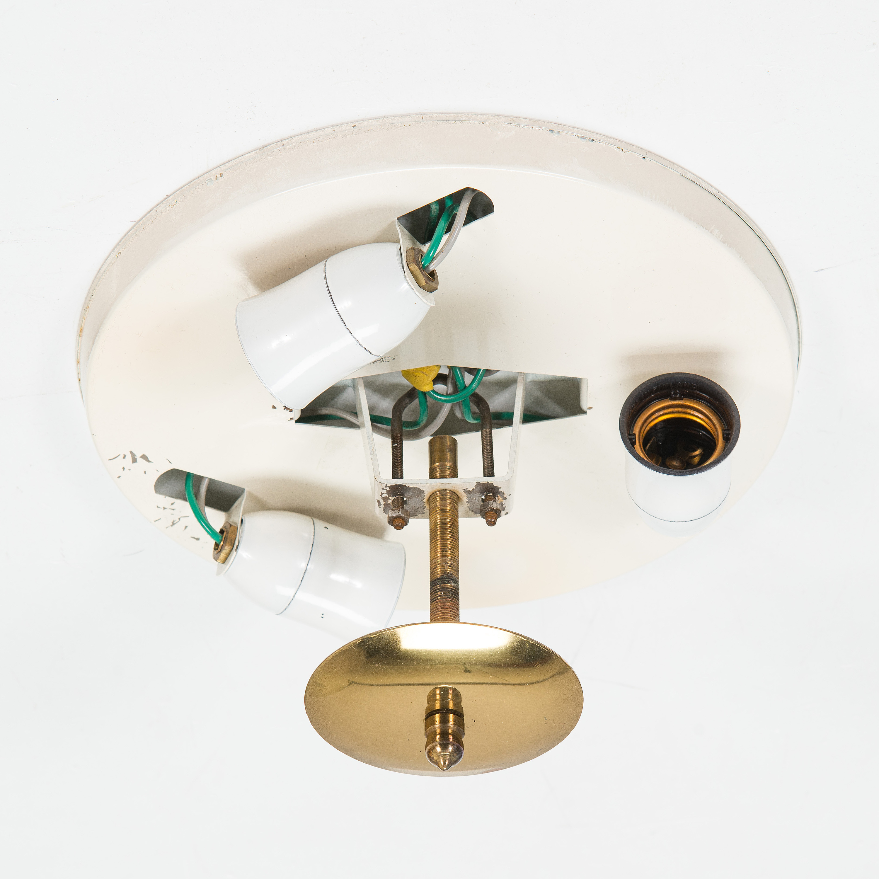 Ceiling lamp, manufacturer Lasipaino, mid-20th century. - Bukowskis