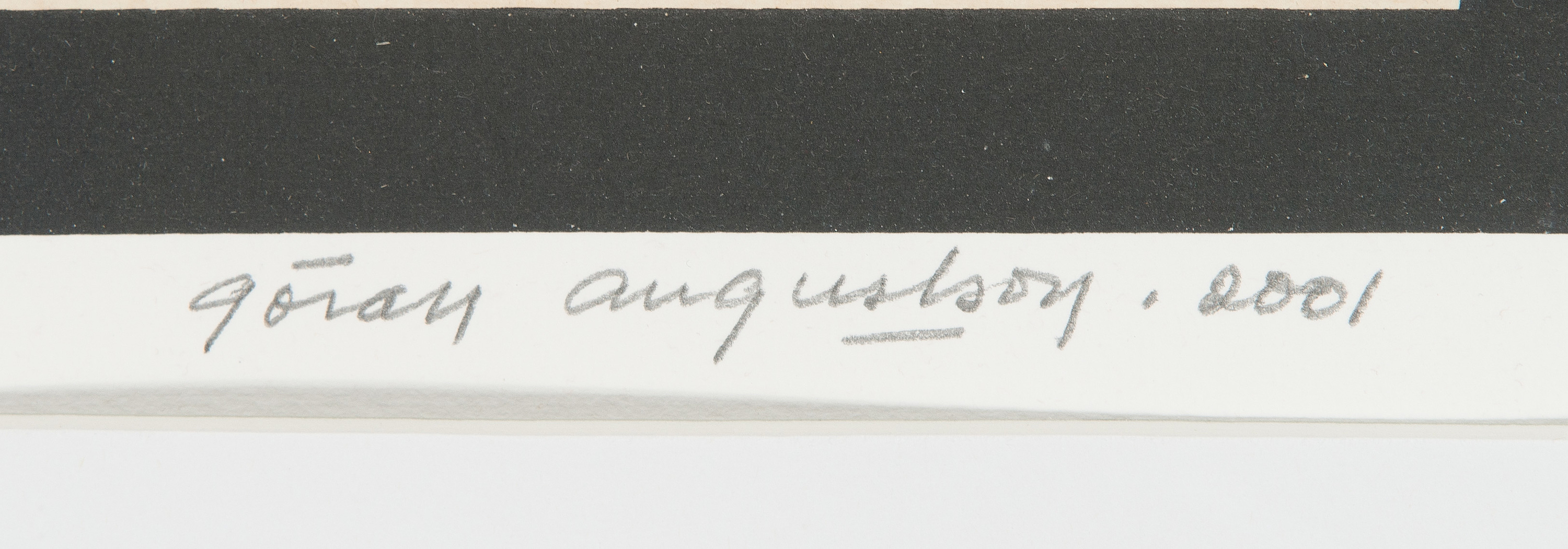 Göran Augustson, serigrafi, signerad och daterad 2001, numrerad 83/150 ...