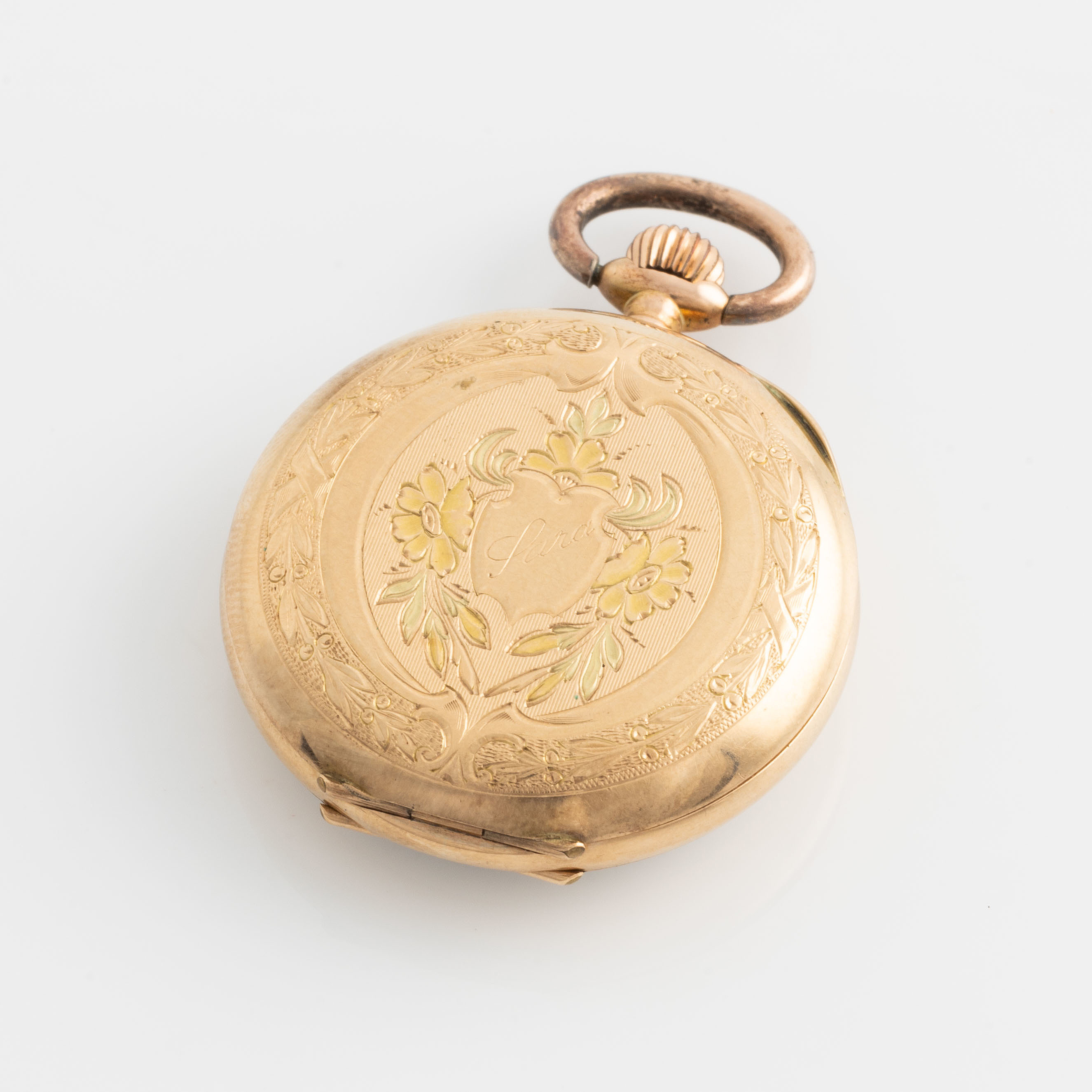 Pocket watch, 14K gold, 32 mm. - Bukowskis