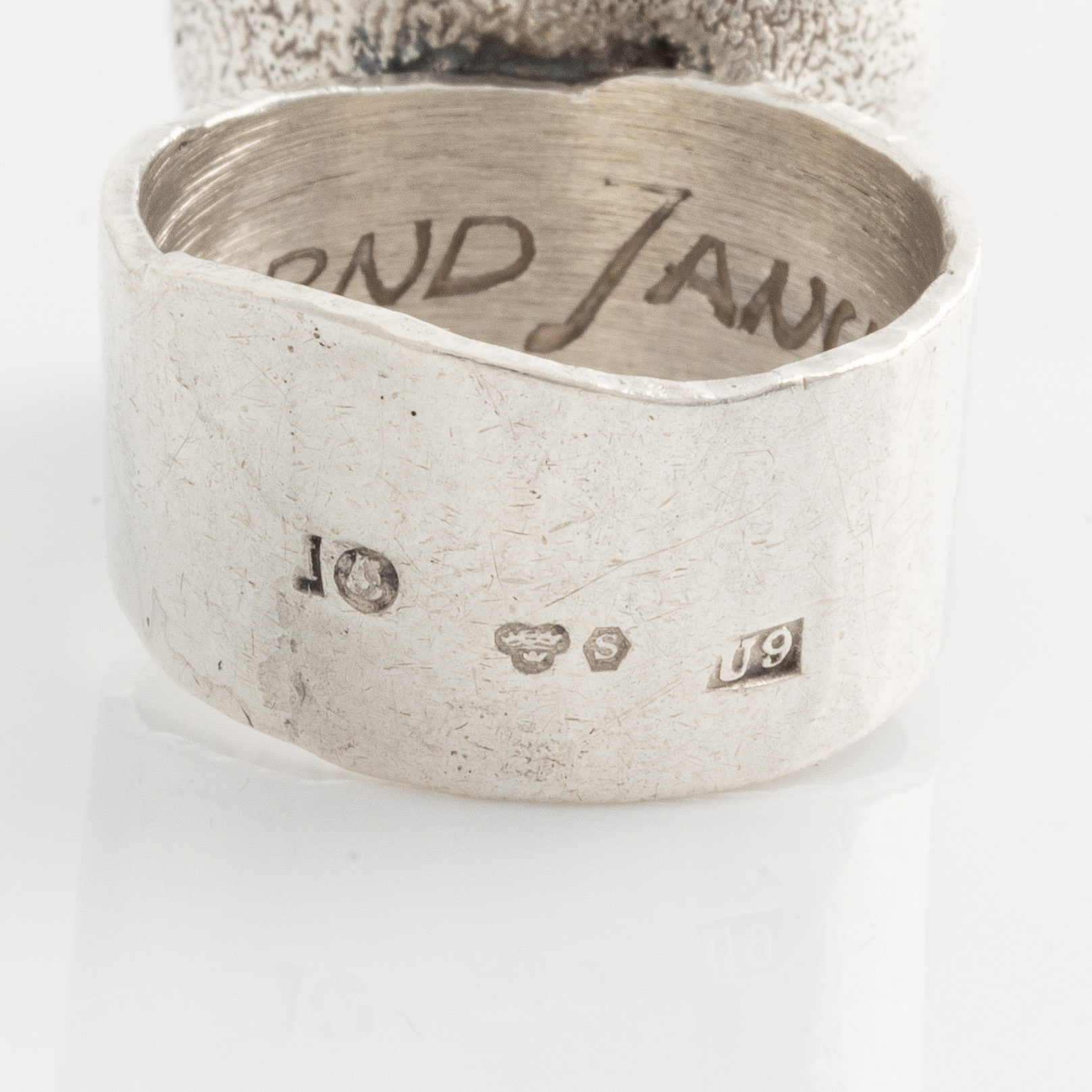 Bernd Janusch, ring, silver. - Bukowskis