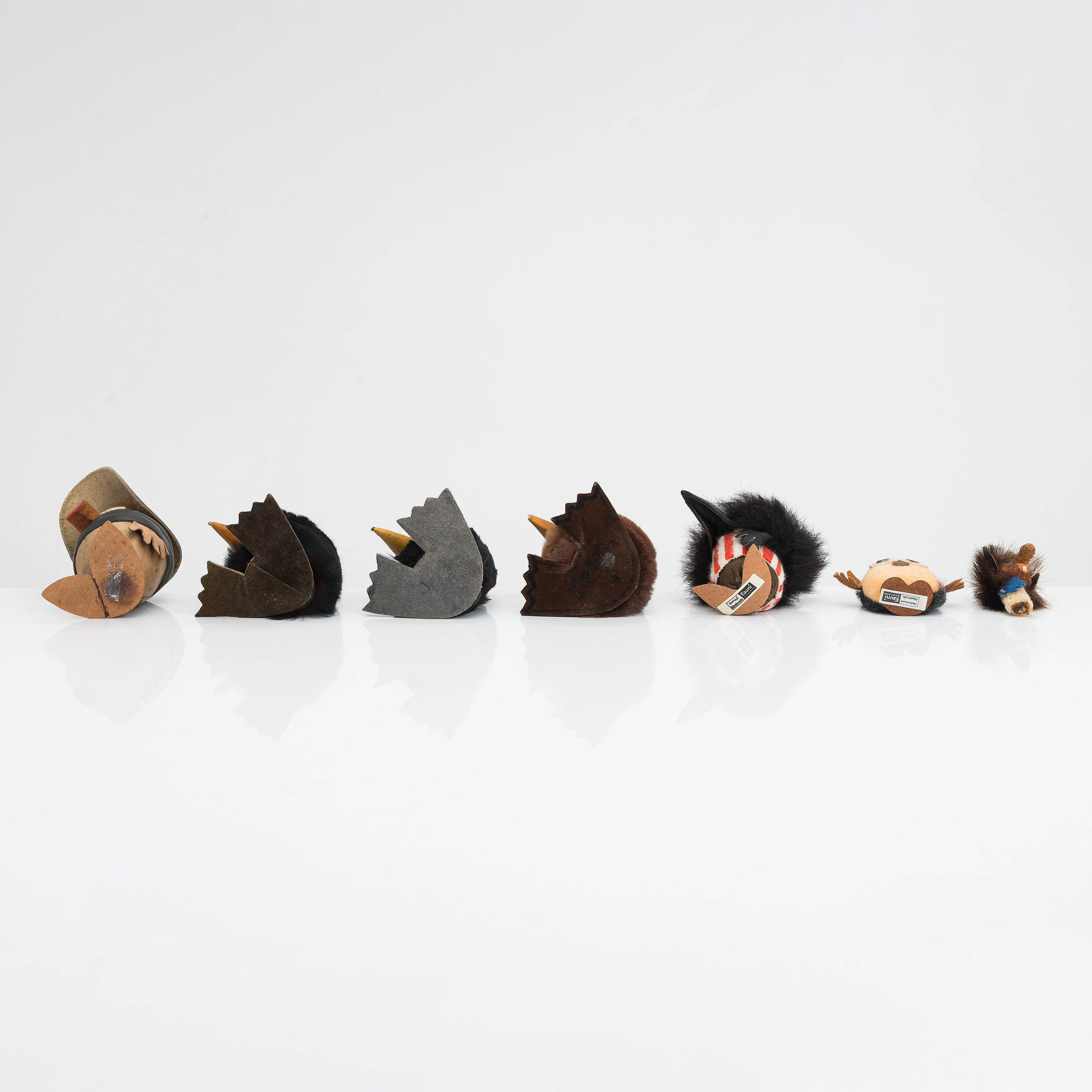 Helena Kuuskoski, Atelier Fauni, figurin, 7 st, Finland, 1960-70-tal ...