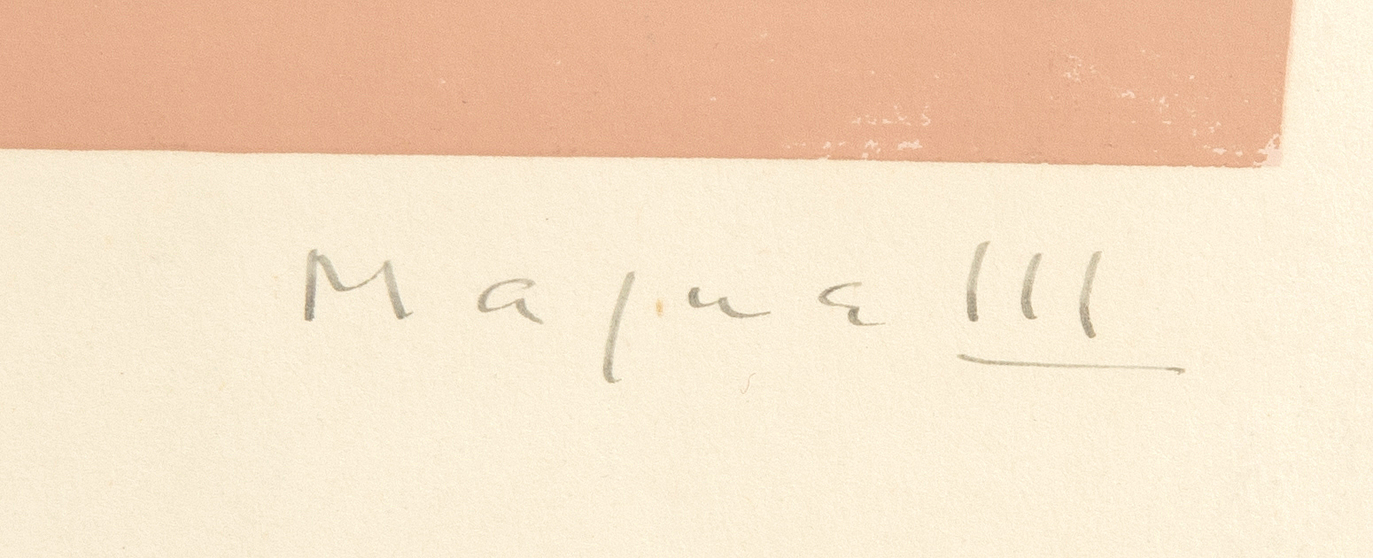 Alberto Magnelli, serigraph signed and numbered 180/300. - Bukowskis