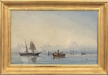 Carl Julius Emil Olsen, oil on canvas signed. - Bukowskis