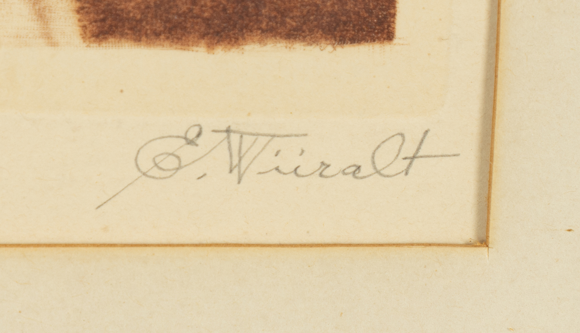 Eduard Wiiralt, "Noor araablane" (Young arabian). - Bukowskis