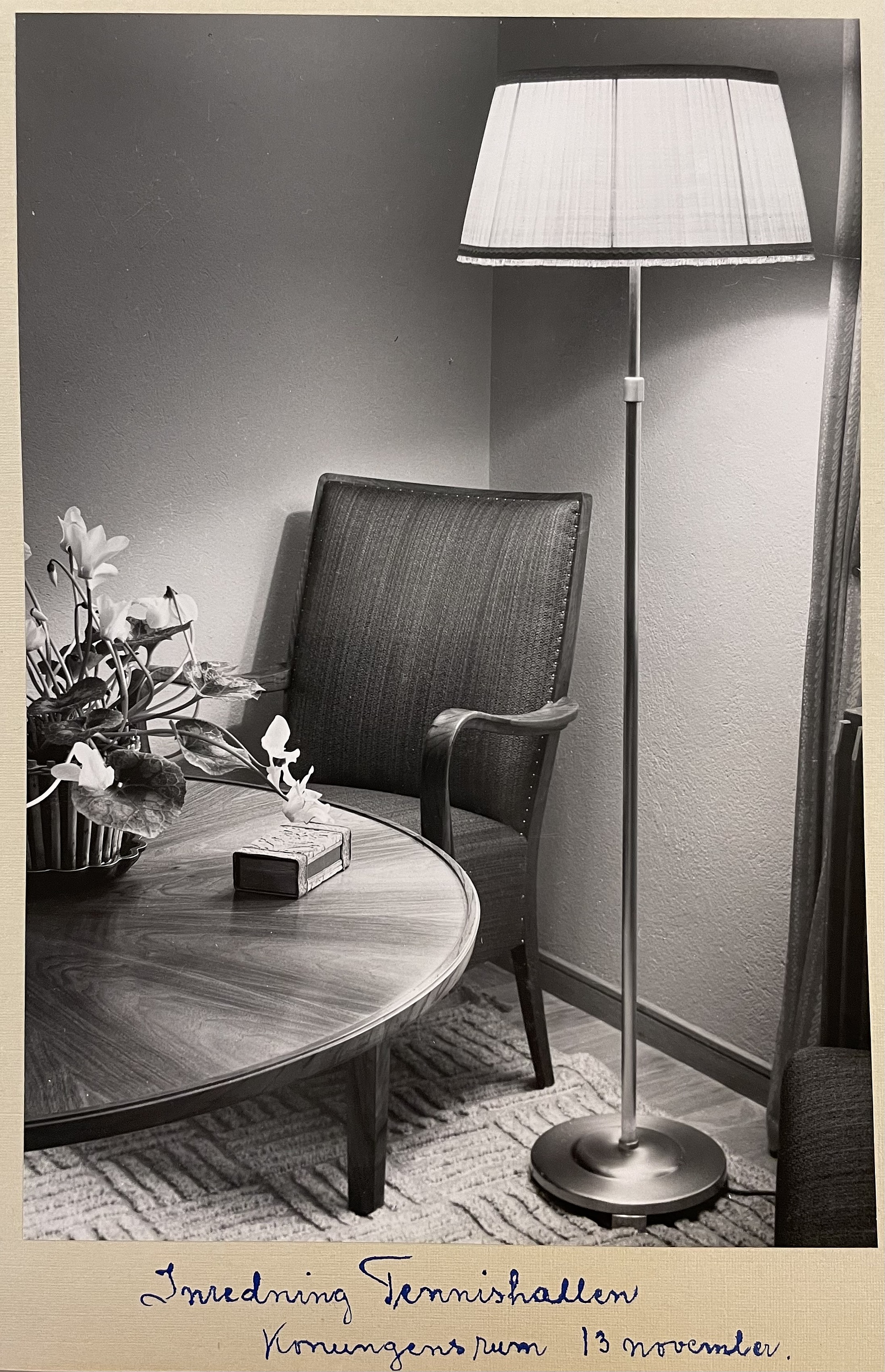 Erik Tidstrand, a floor lamp, model "29676", Nordiska Kompaniet, 1930 ...