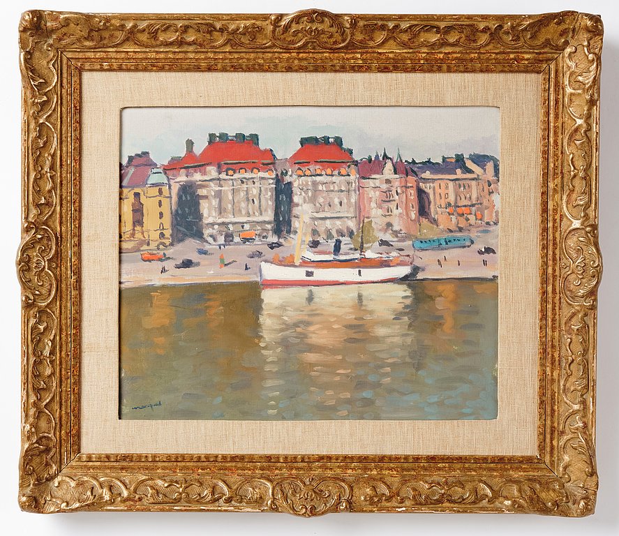 Albert Marquet, "Les toits rouges" (Strandvägen, Stockholm). - Bukowskis