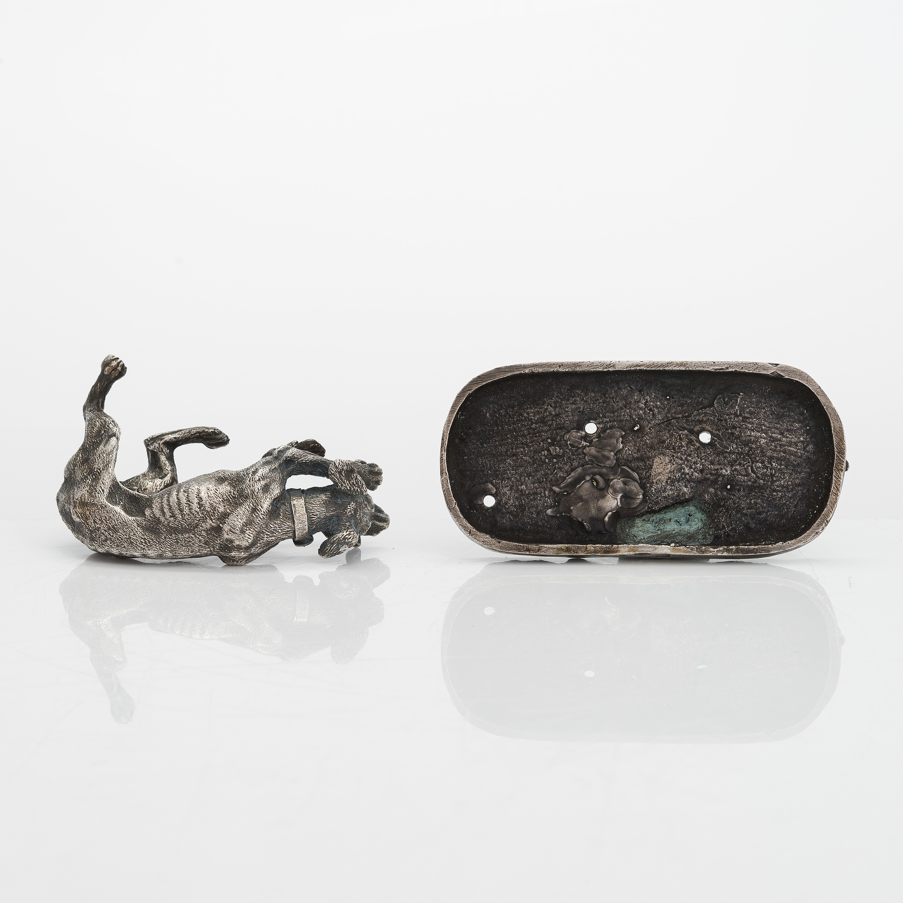 Figurin, silver, Moskva, oidentifierad kyrillisk mästarstämpel AG. 1908 ...