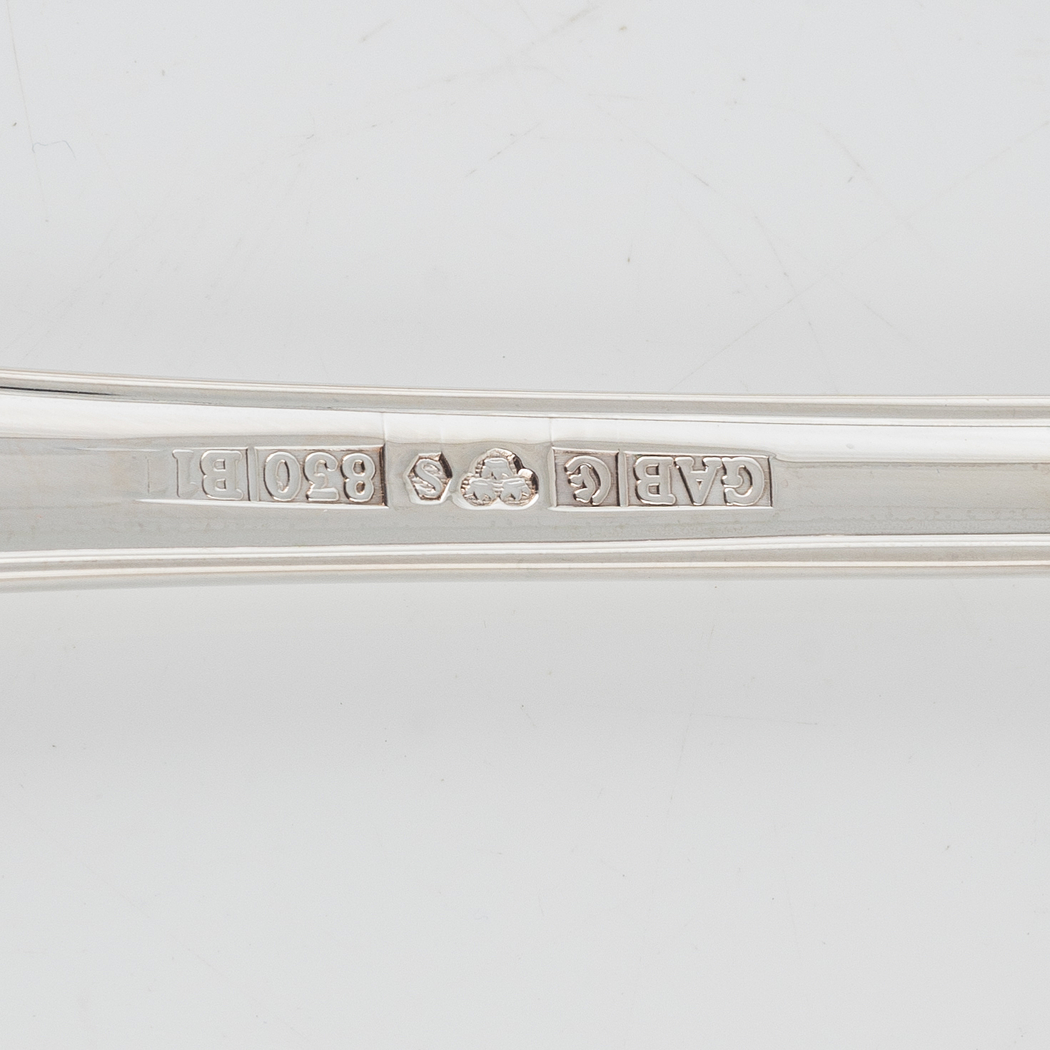 Bestickservis, 205 delar, silver, modell "Svensk", GAB, bl a Eskilstuna ...