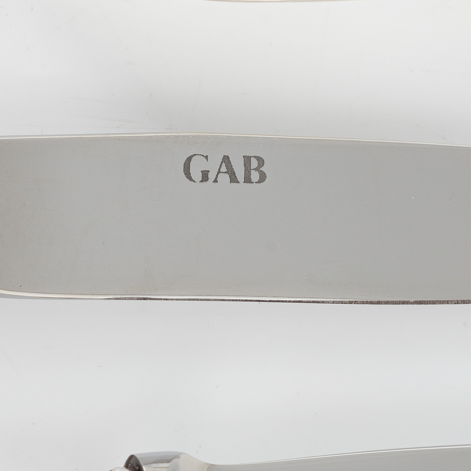 Bestickservis, 205 delar, silver, modell "Svensk", GAB, bl a Eskilstuna ...