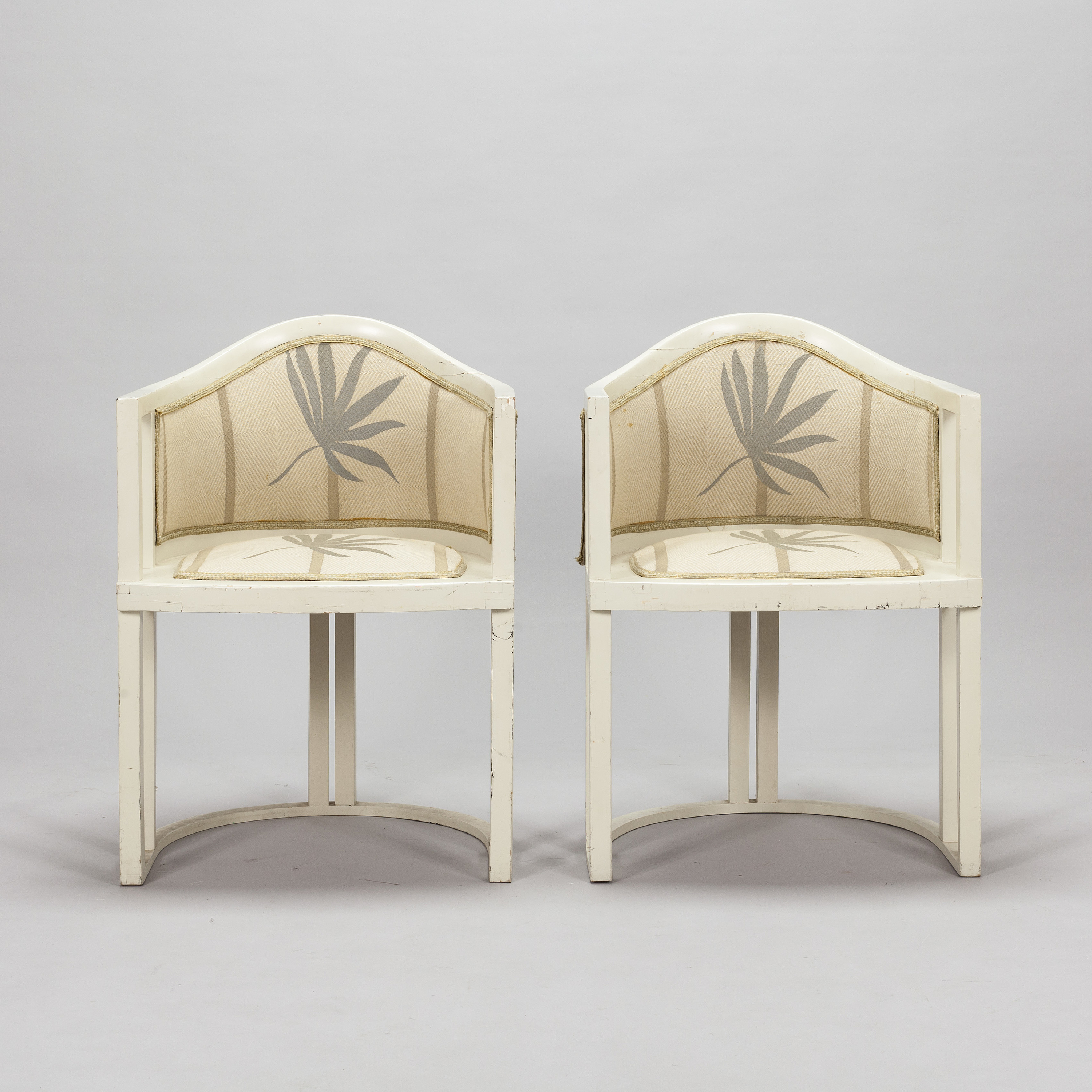 Karmstolar, 6 st, 1900-talets början. - Bukowskis