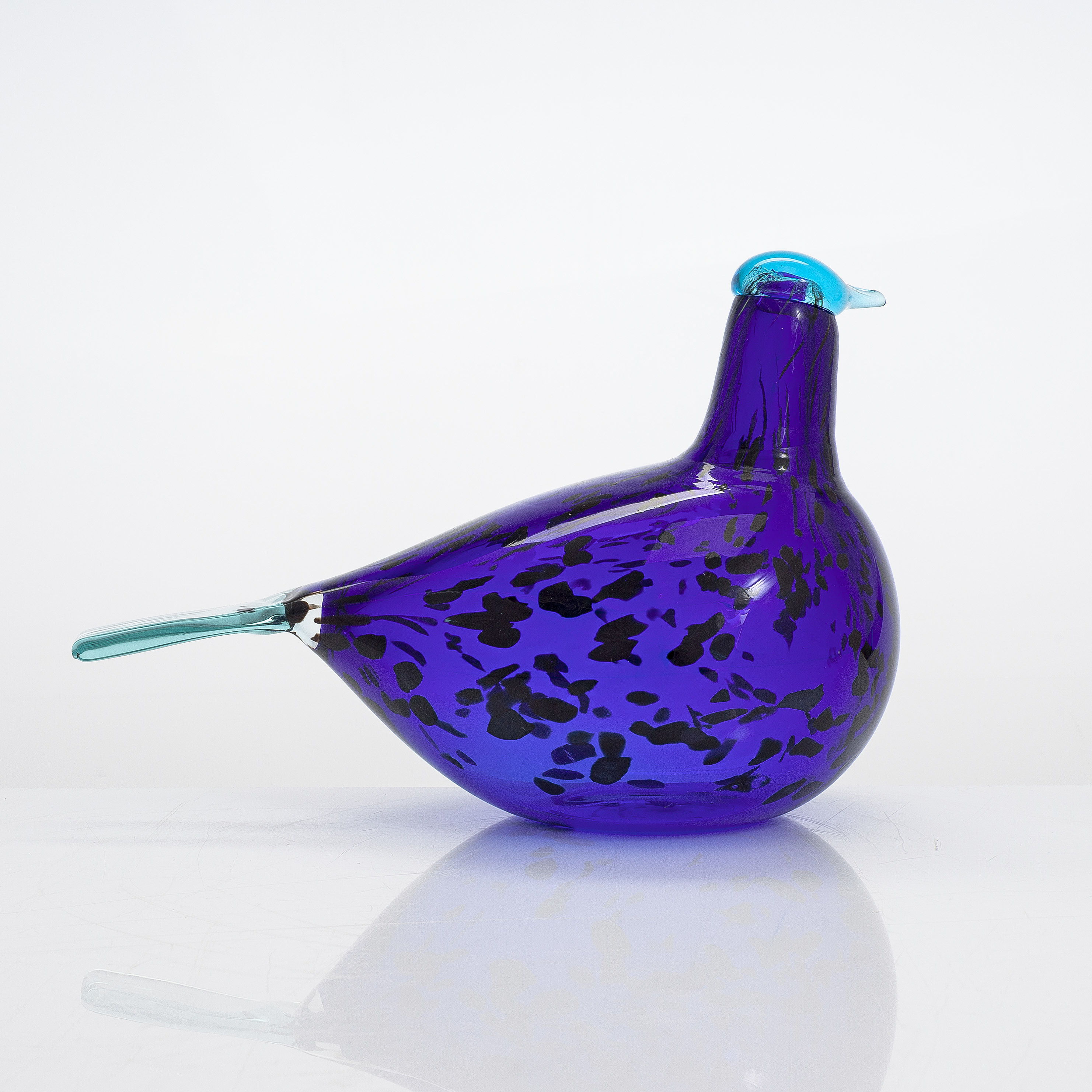 Oiva Toikka, glass bird, signed O. Toikka Iittala, Vantaa - Vanda. Year ...