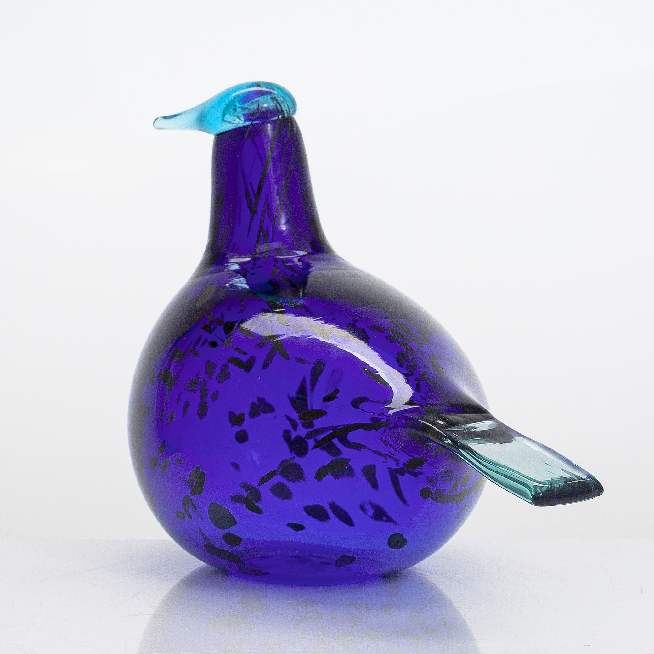 Oiva Toikka, glass bird, signed O. Toikka Iittala, Vantaa - Vanda. Year ...
