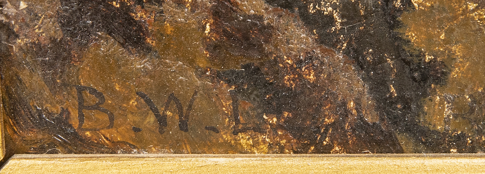 Benjamin Williams Leader, oil on canvas, signed. - Bukowskis